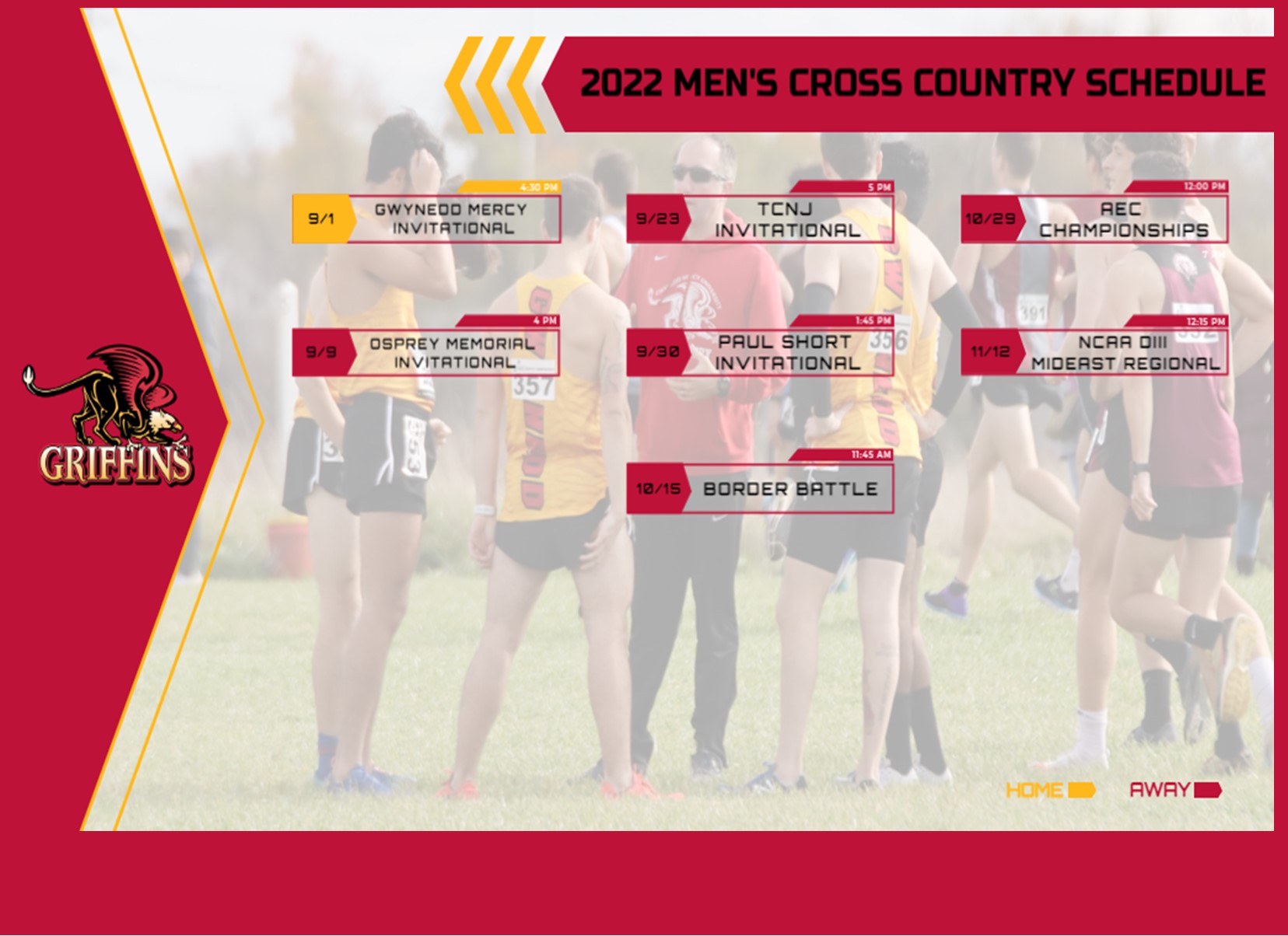 Coach Dare Delights in Release of 2022 Cross Country Schedules ...