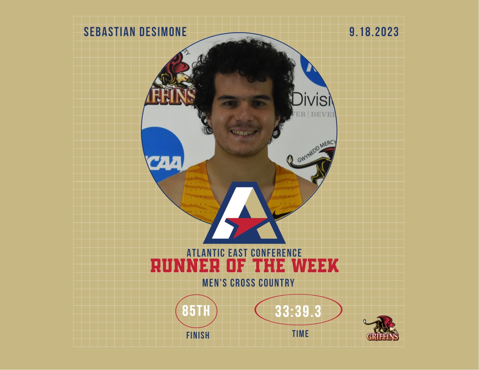 DeSimone Finish at DII/DIII Challenge Draws AEC Runner of the Week ...