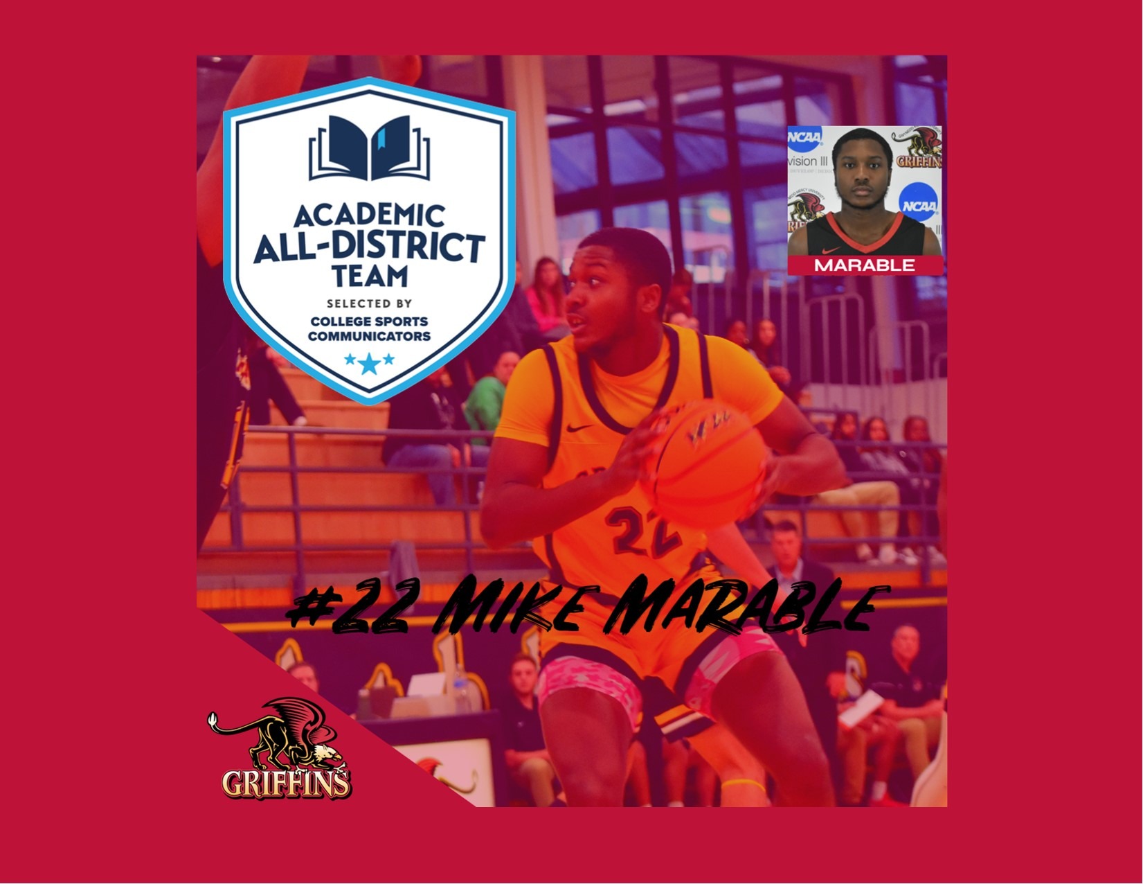 Marable Recognized on 2023-2024 CSC NCAA DIII Men’s Basketball Academic ...