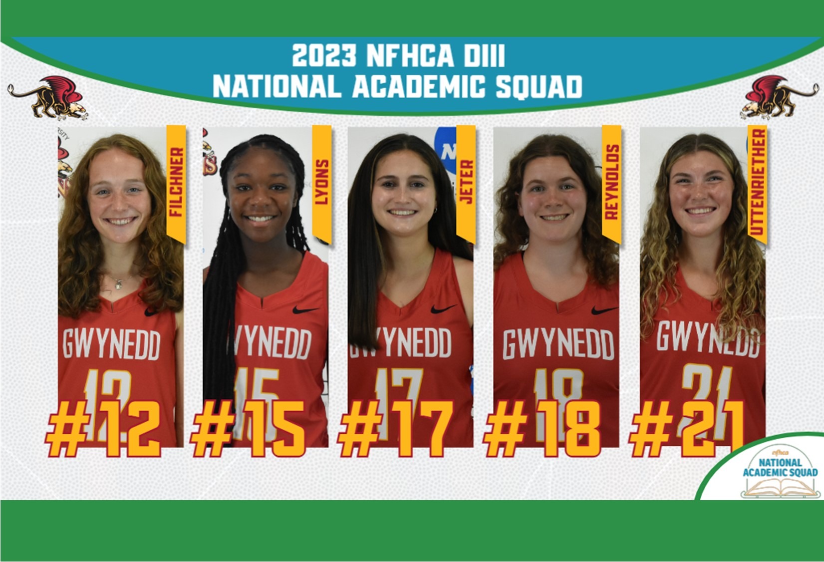 Griffins Garner Awards as NFHCA Announces DIII National Academic Squad and Scholars of ...
