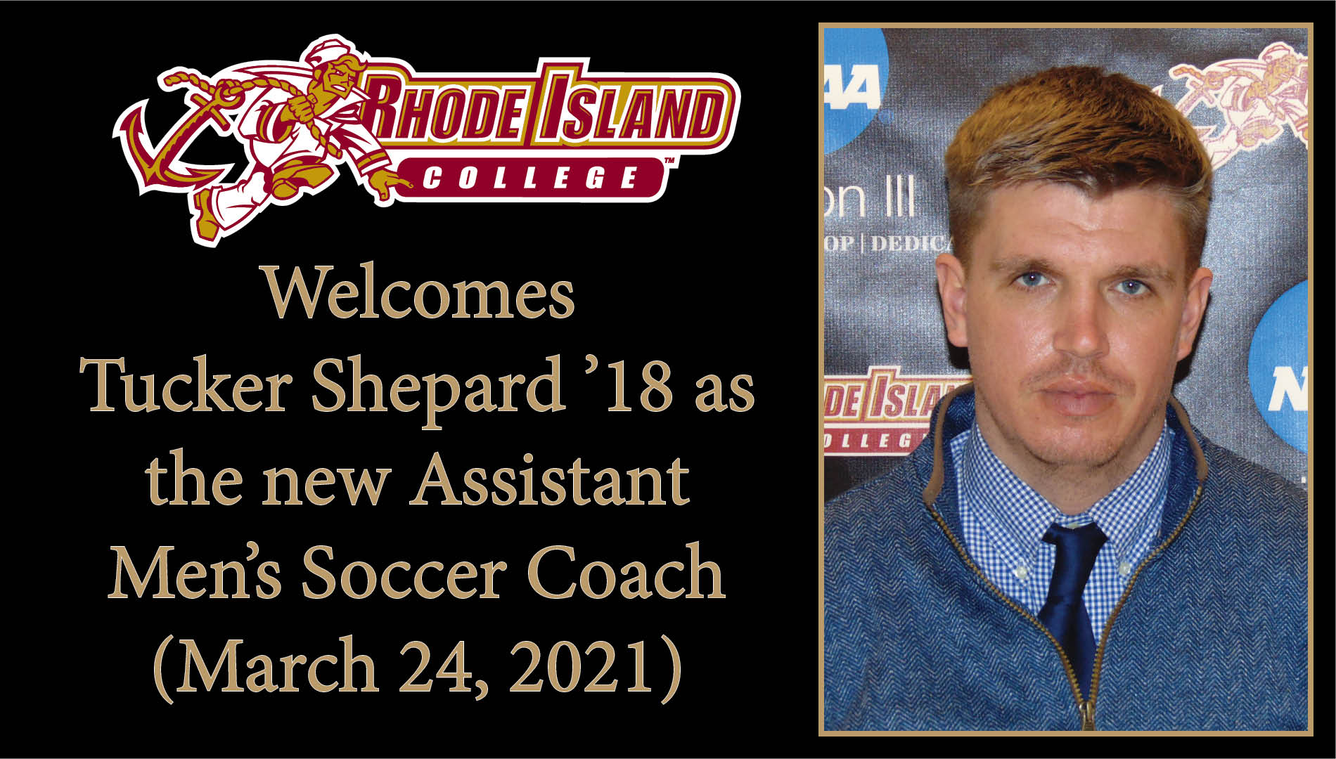 Tucker Shepard Named Assistant Men's Soccer Coach - Rhode Island College
