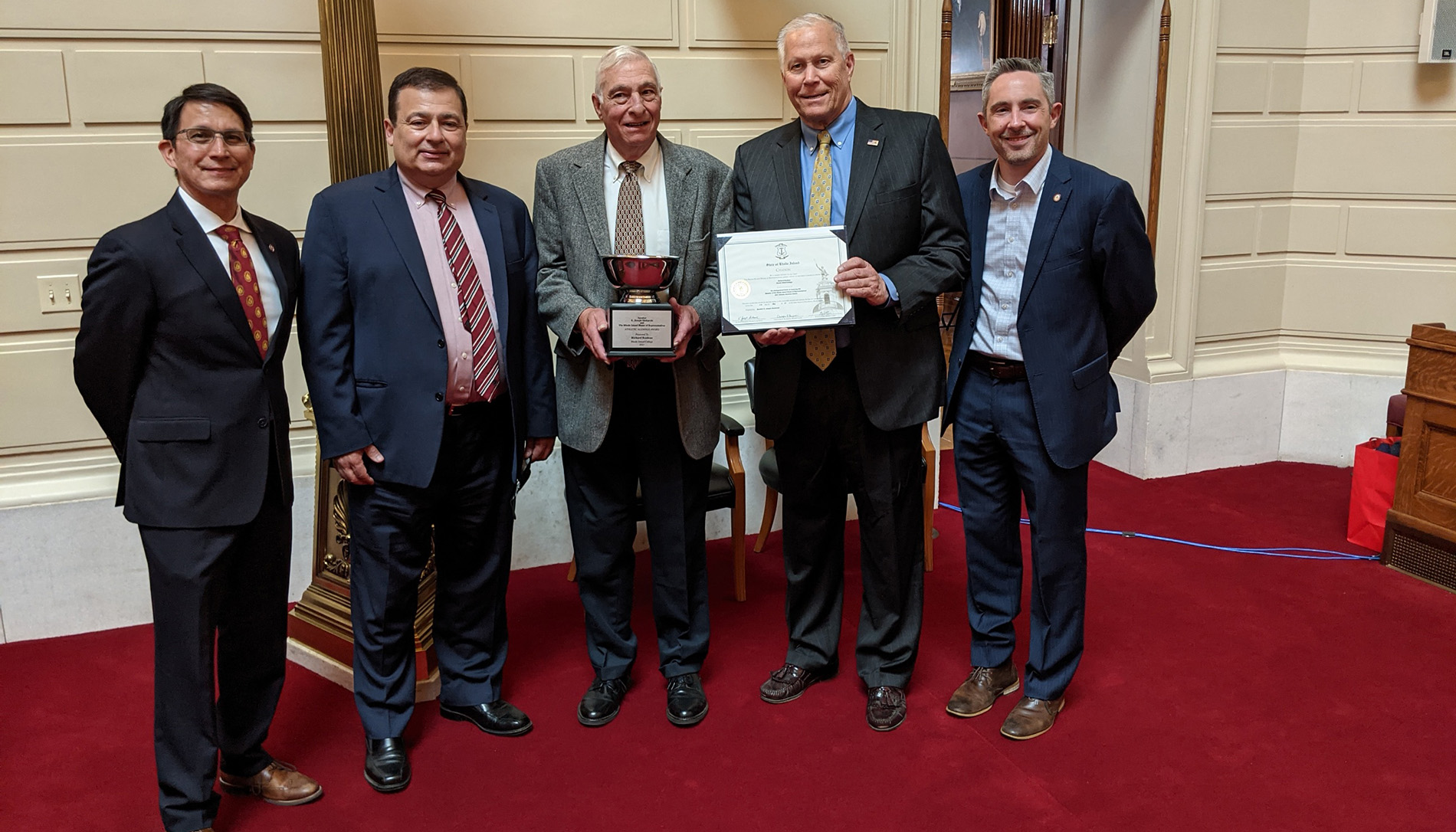 RIC Honors Richard Rouleau ’68 With Athletic Alumnus Award - Rhode ...