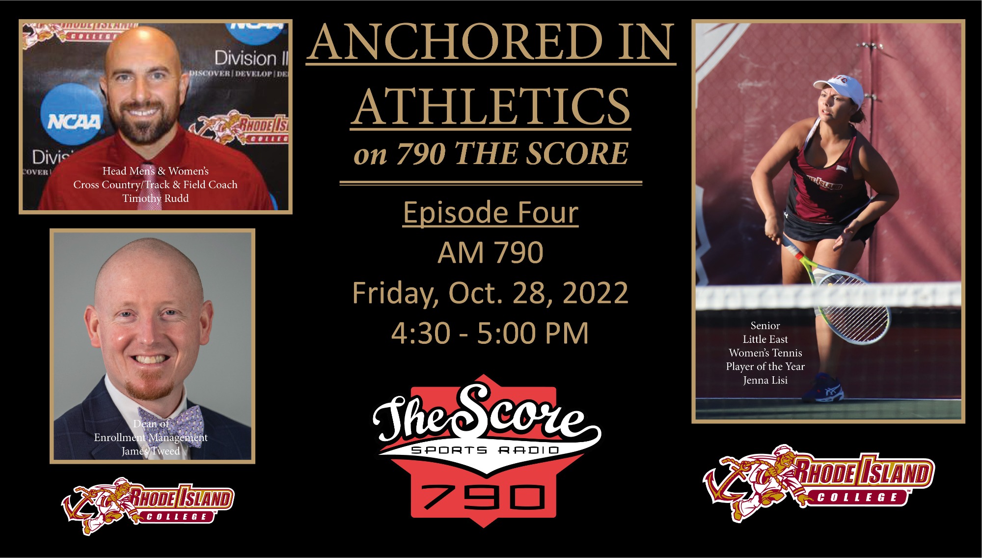 Anchored in Athletics Episode Four Set to Air on 790 The Score on Oct ...