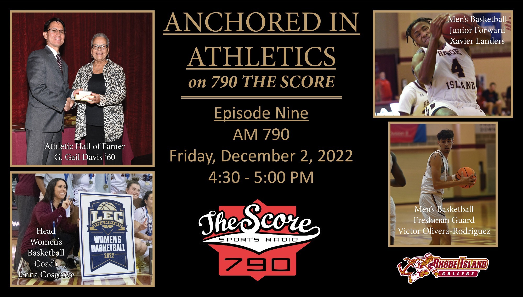 Episode Nine of Anchored in Athletics Set to Air on 790 The Score on ...