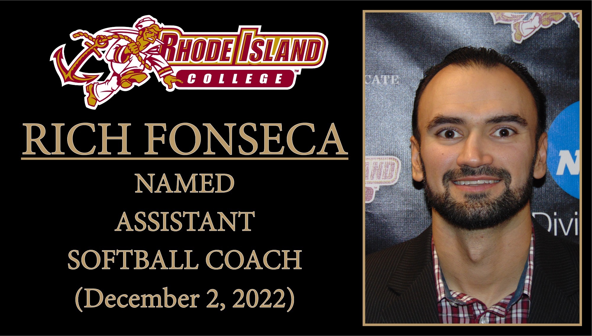 Rich Fonseca Joins RIC Softball Coaching Staff - Rhode Island College