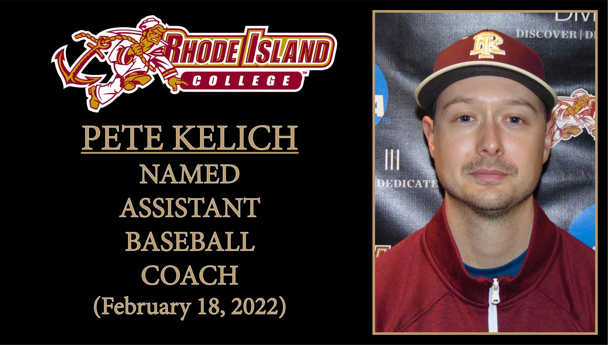 RIC Names Pete Kelich Assistant Baseball Coach - Rhode Island College