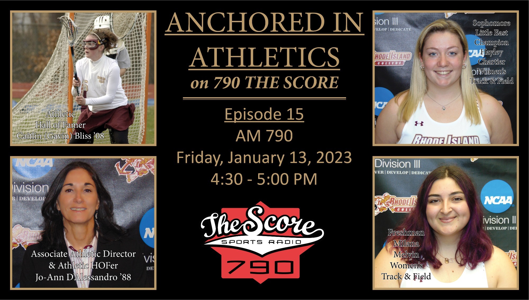 Episode 15 of Anchored in Athletics to Air on 790 The Score on Jan. 13 ...