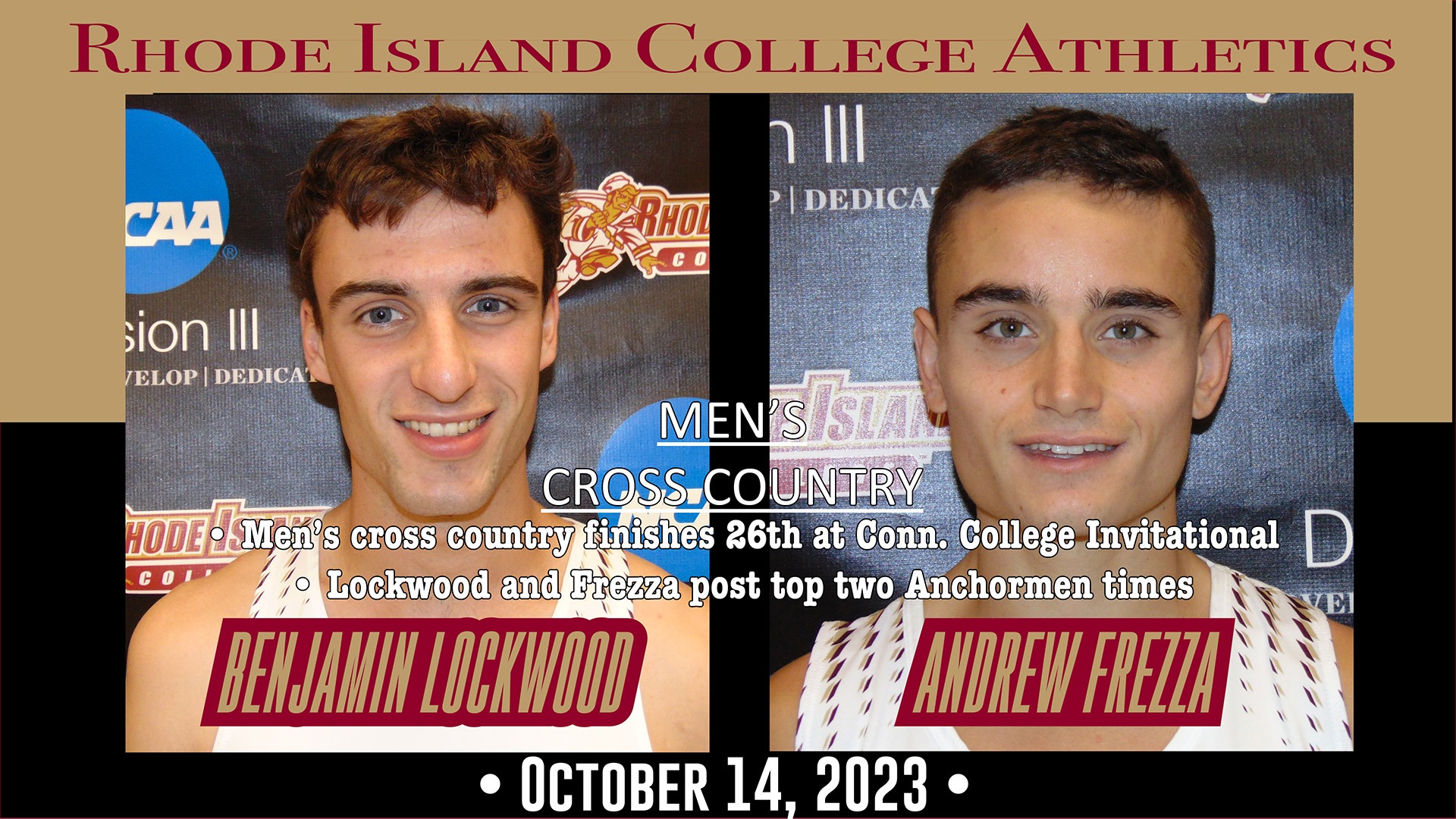 Lockwood and Frezza Lead Anchormen at Conn. College Invitational ...