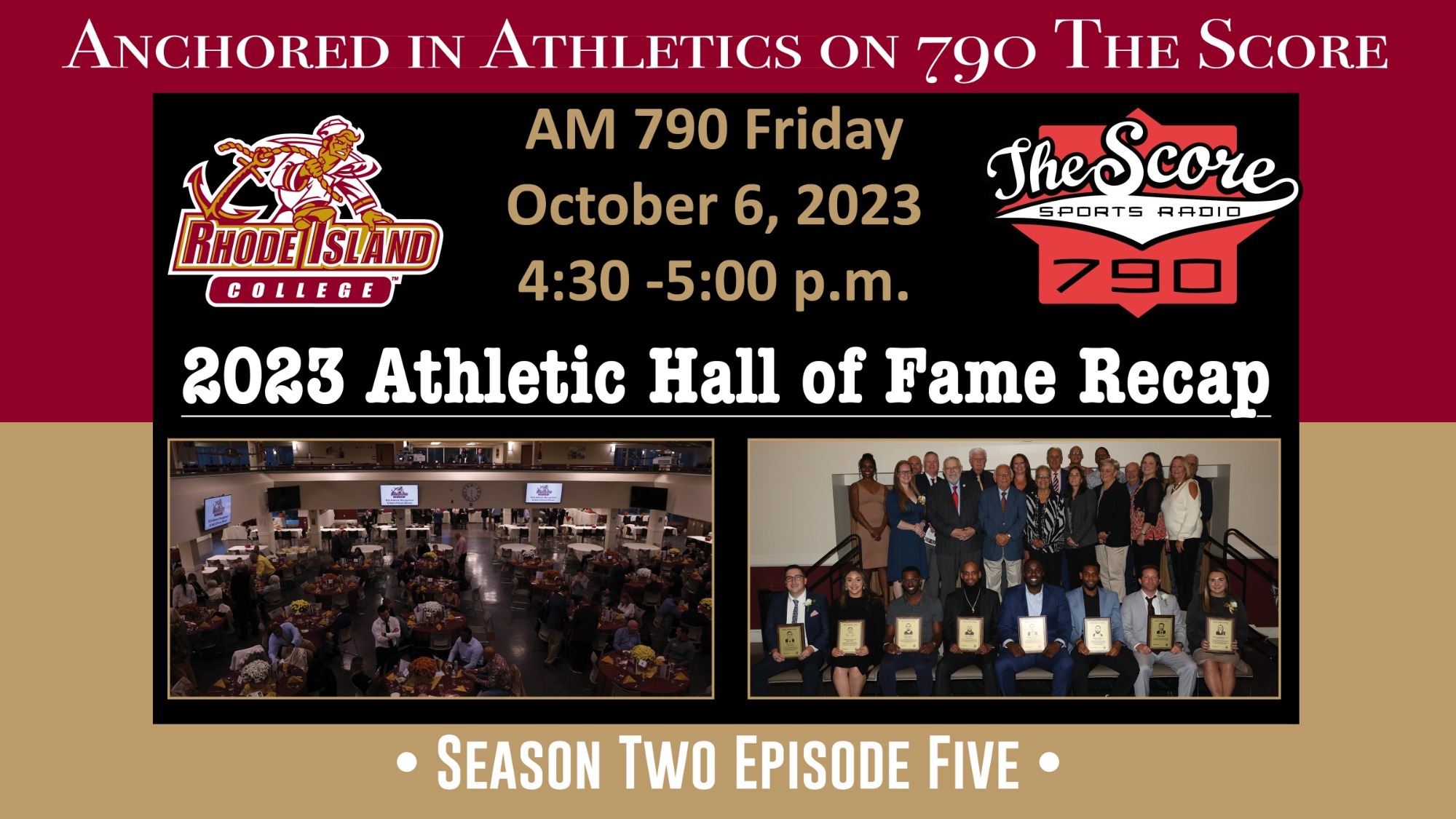 Anchored in Athletics Set to Air on 790 The Score on Oct. 6 - Rhode ...