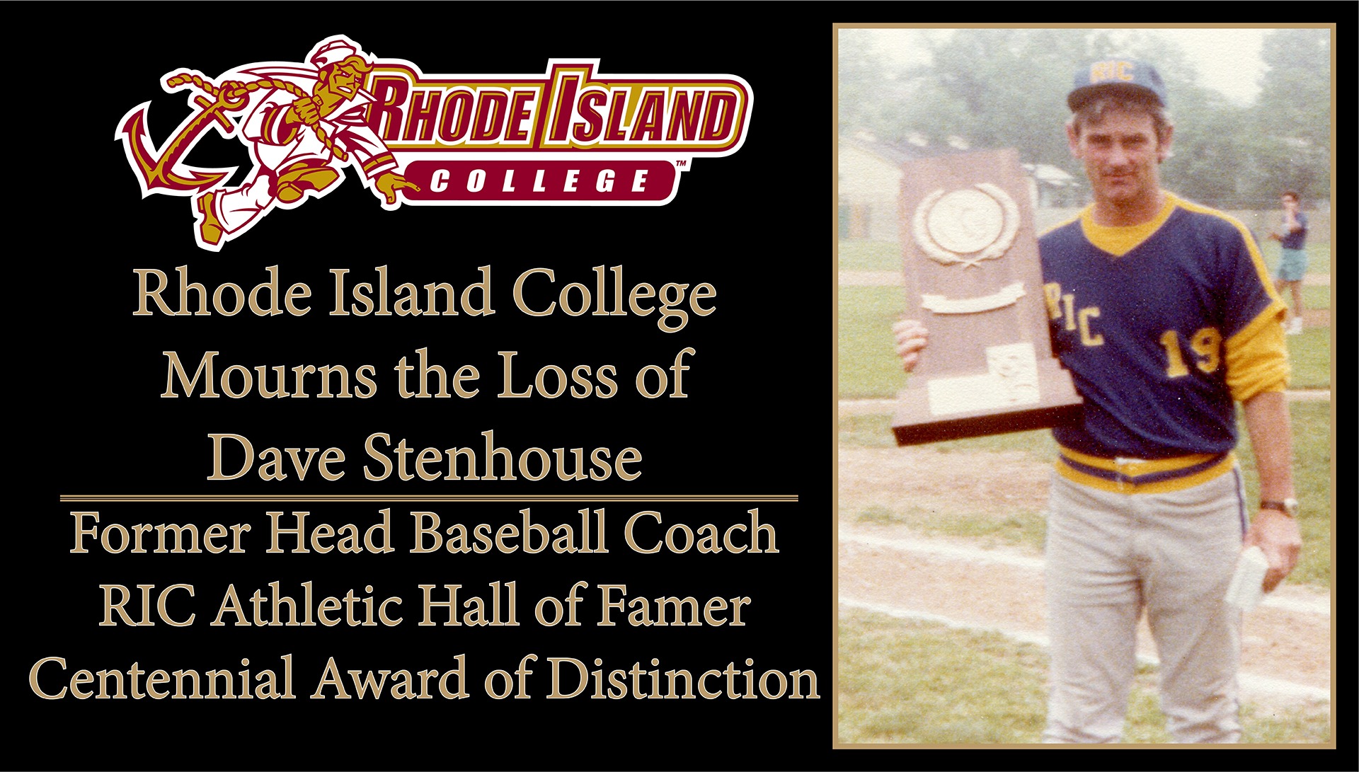 RIC Mourns the Loss of Legendary Former Head Baseball Coach Dave ...