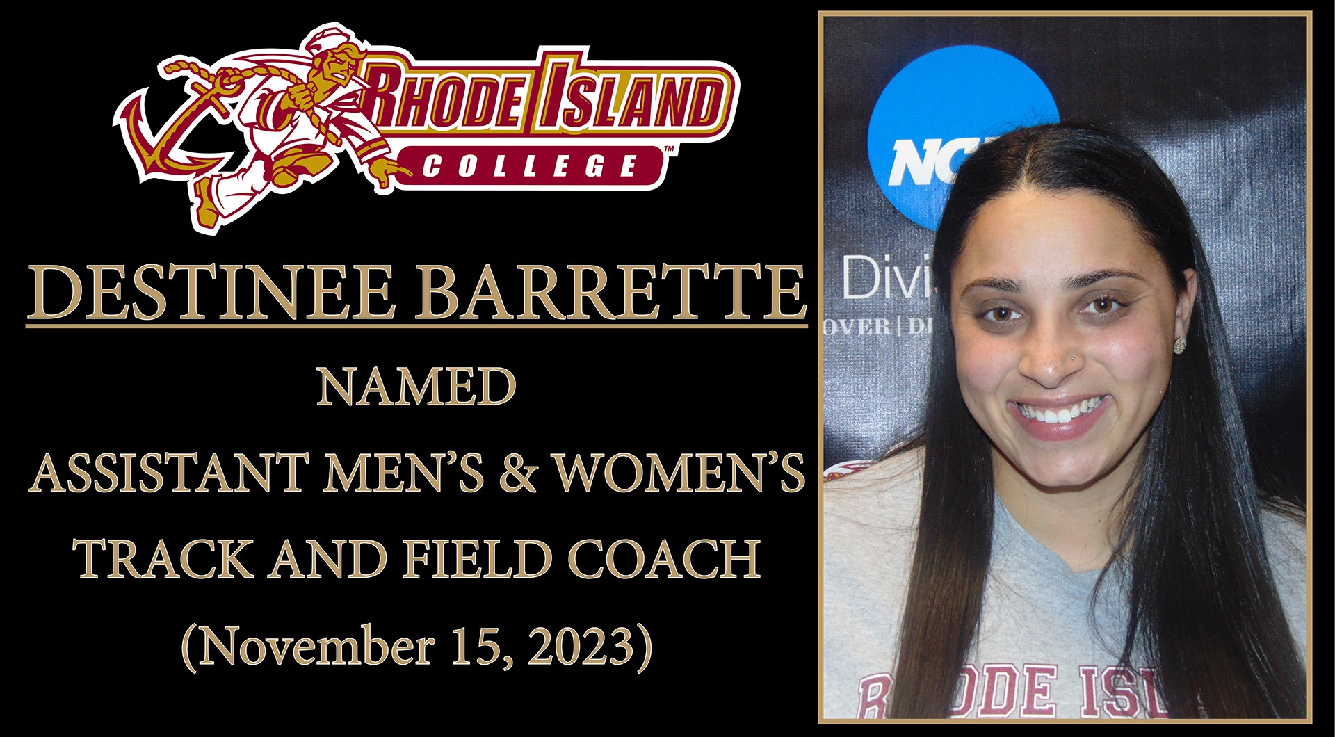 RIC Names Destinee Barrette ’18 Assistant Men's and Women's Track ...