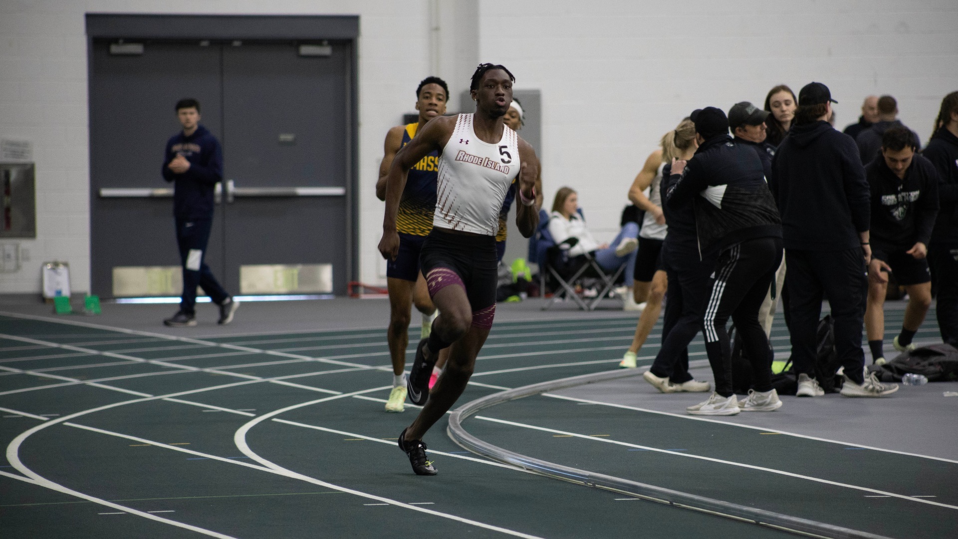 Steven Doss Claims N.E. Championship in 200m - Rhode Island College
