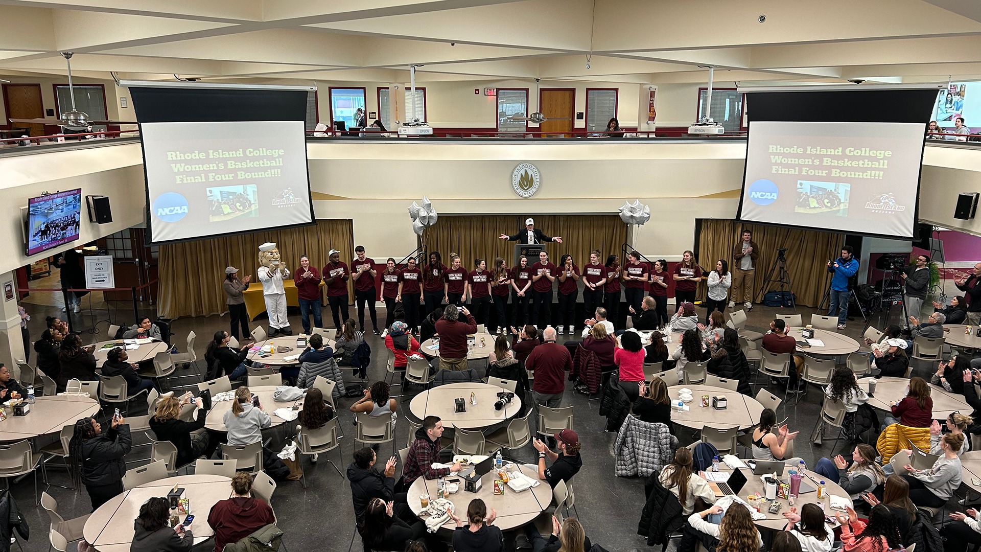 RIC Holds Pep Rally To Celebrate Women's Basketball's Run to the Final ...