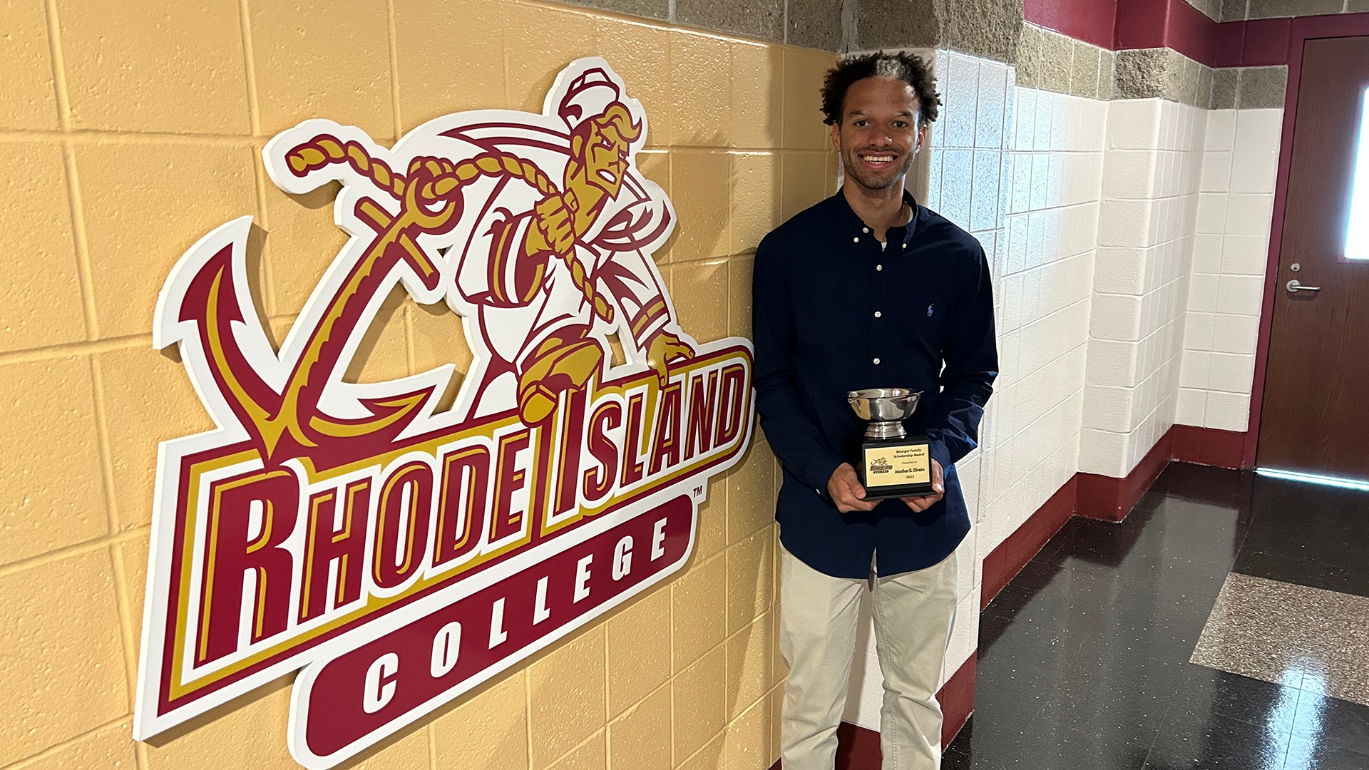 Jonathan Oliveira Receives Bourget Family Scholarship Award at Cap and ...