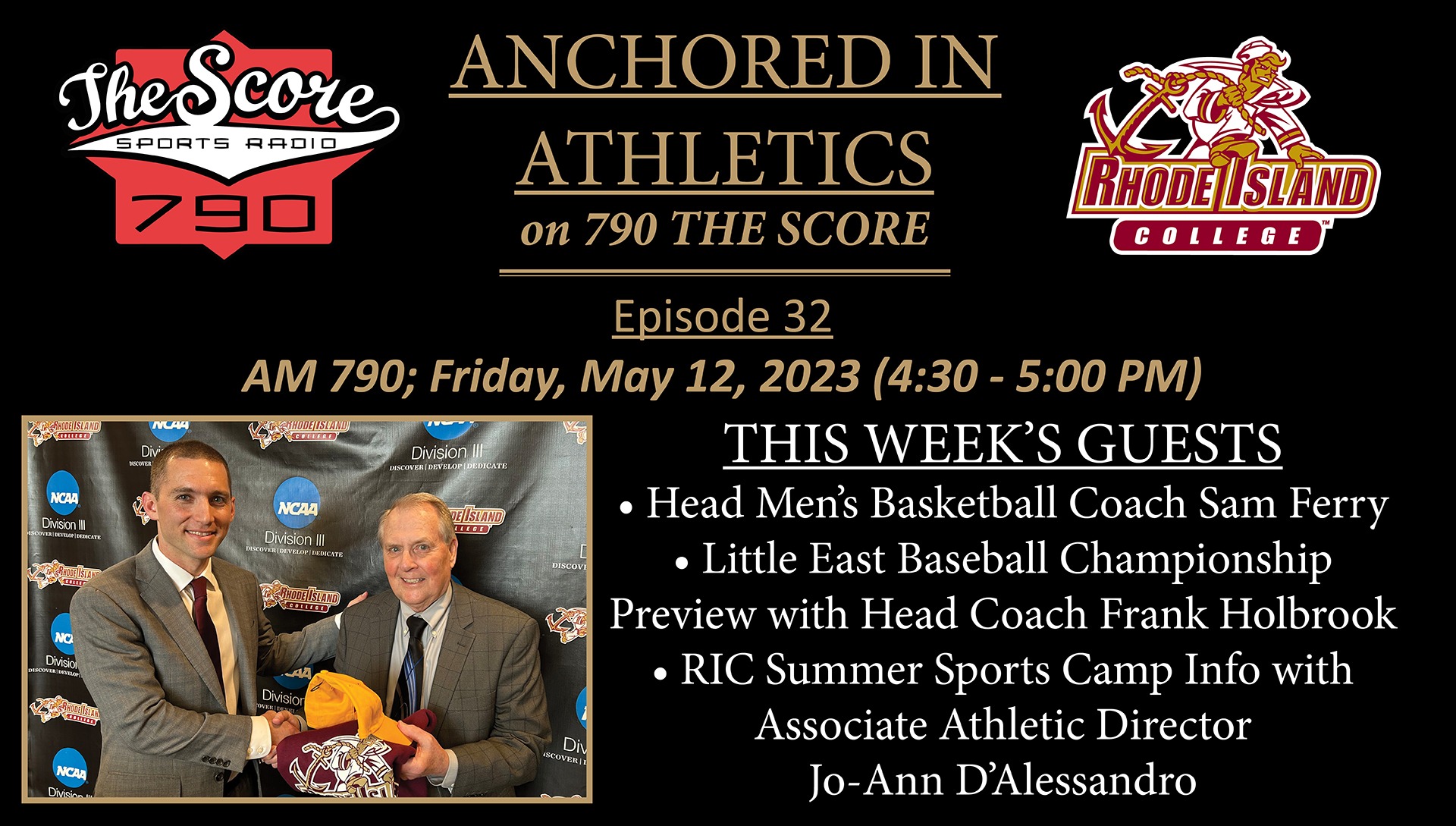 Episode 32 of Anchored in Athletics Set to Air on 790 The Score on May ...
