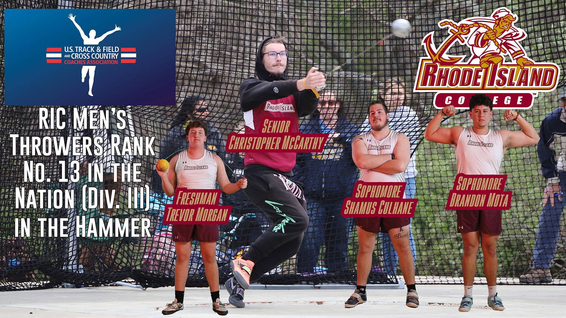 RIC Men's Hammer Throwers Rank No. 13 in the Nation (Div. III) - Rhode ...
