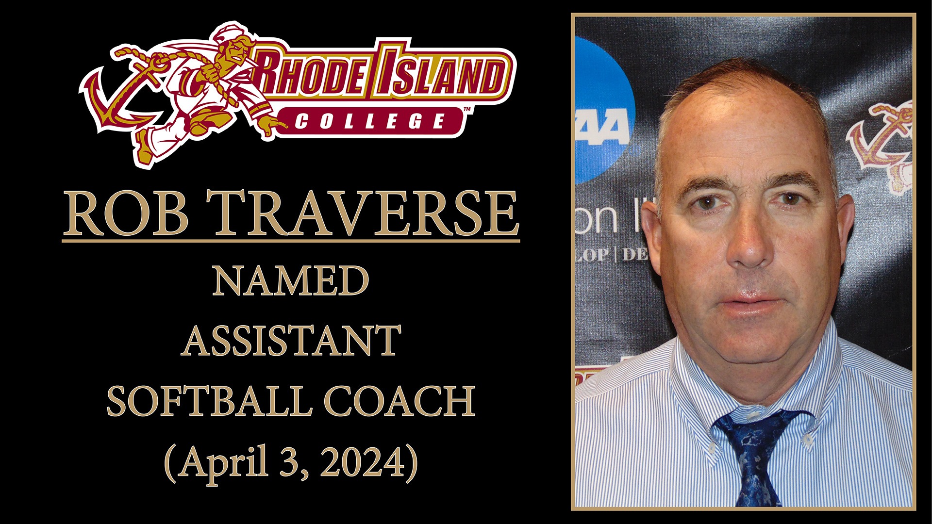 Rob Traverse Joins Softball Coaching Staff - Rhode Island College