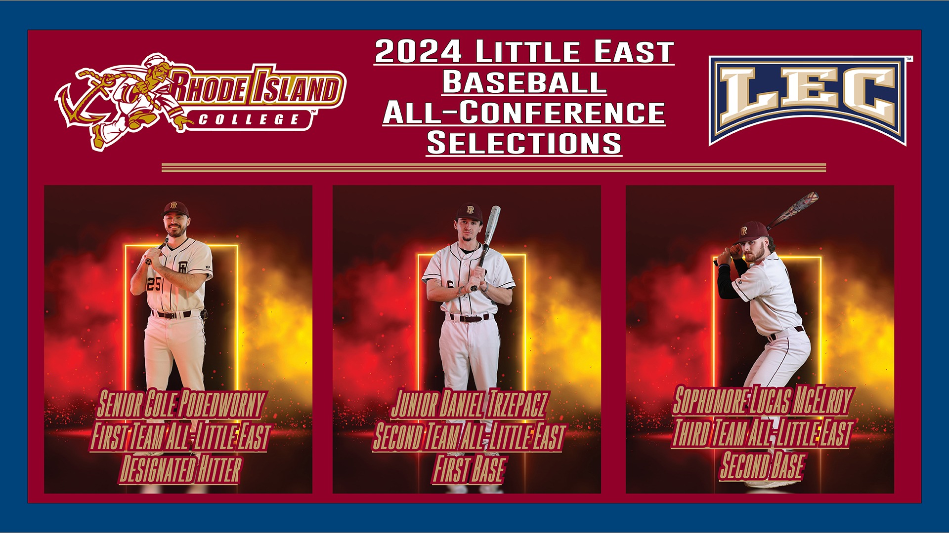 Podedworny, Trzepacz and McElroy Earn All-Little East Honors in ...