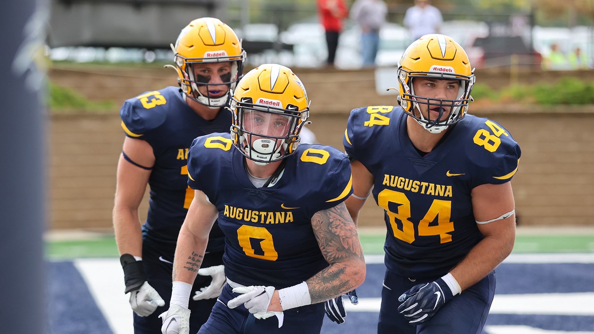 No. 22 Football Storms Past Warriors, 48-28 - Augustana University ...