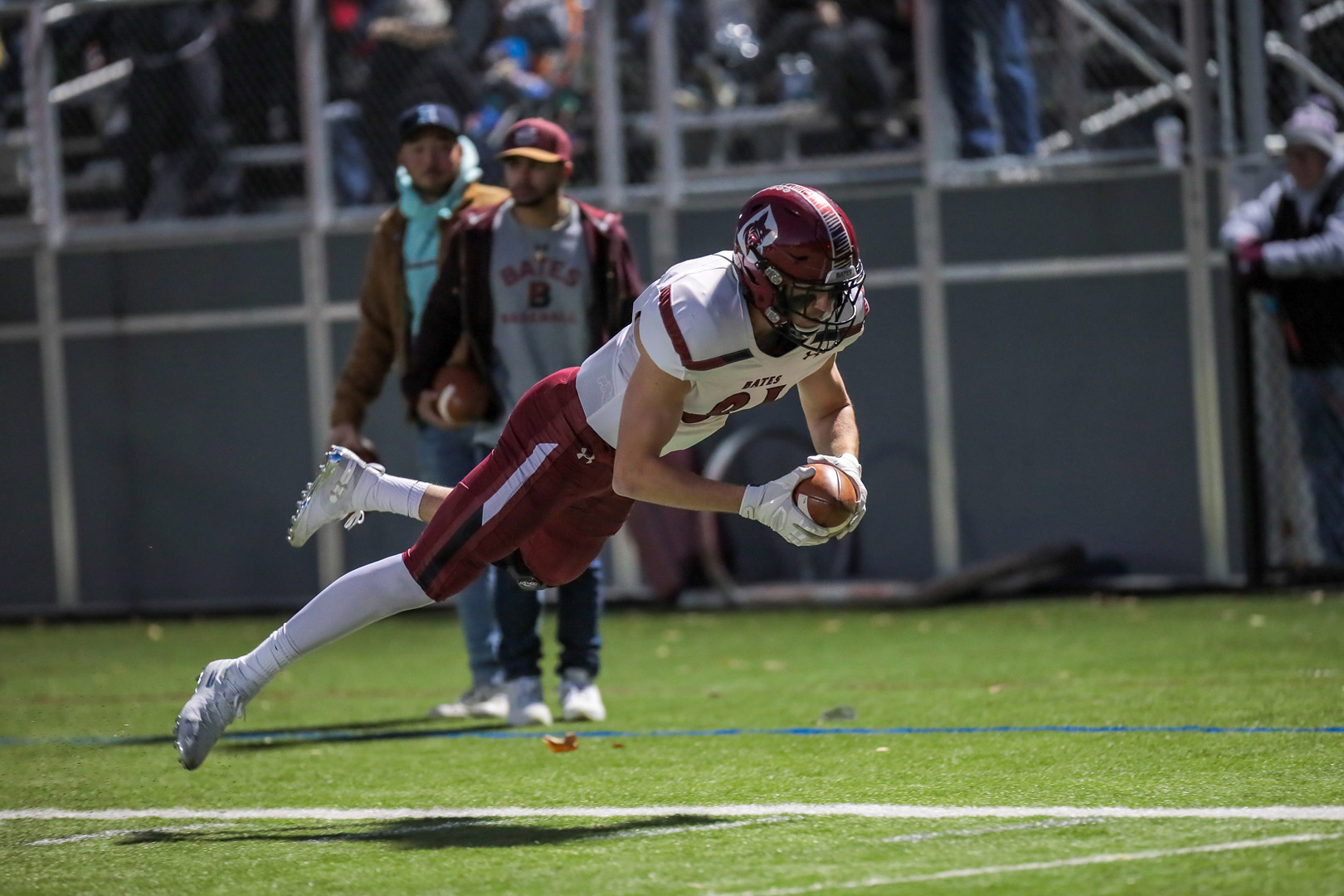 Football rallies from 21 points down, defeats Hamilton 26-21 - Bates ...