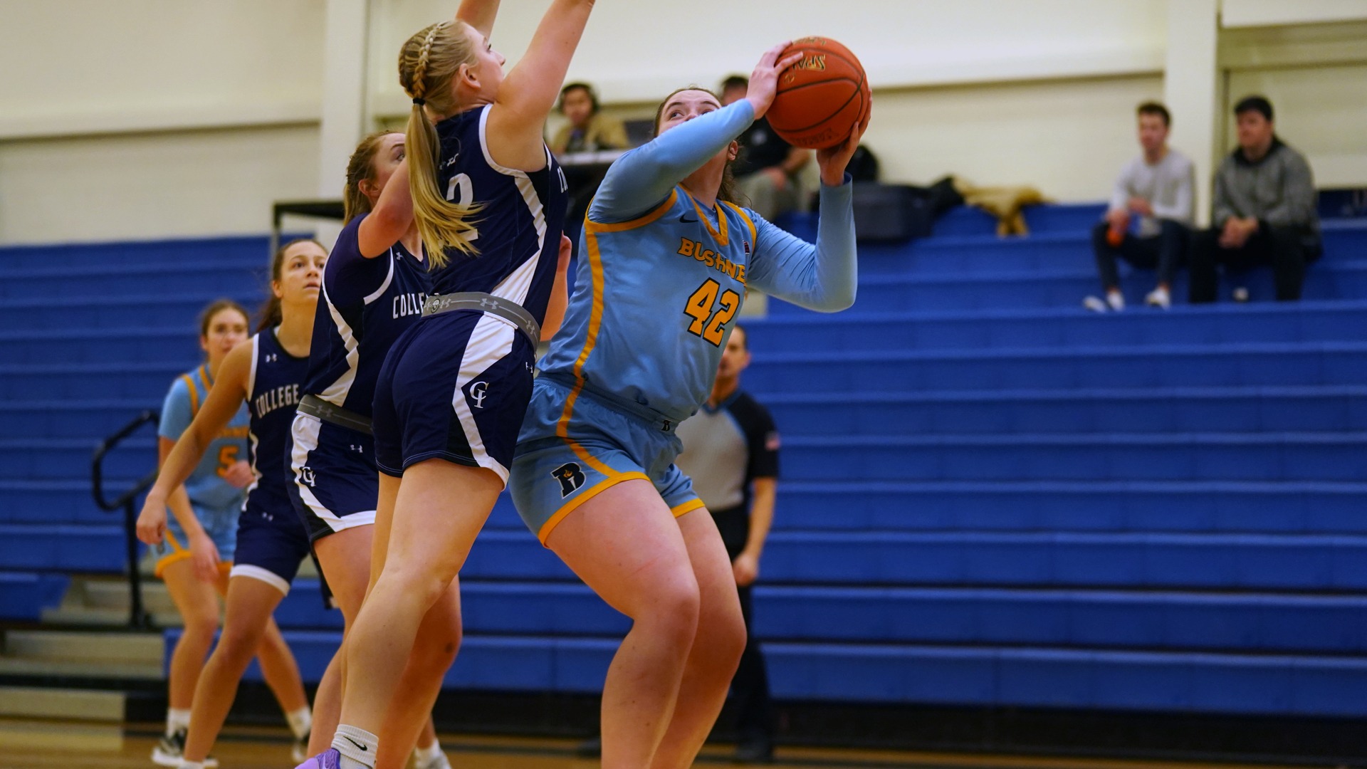 Mathis Sets Career Offensive Rebound Record - Bushnell University Athletics