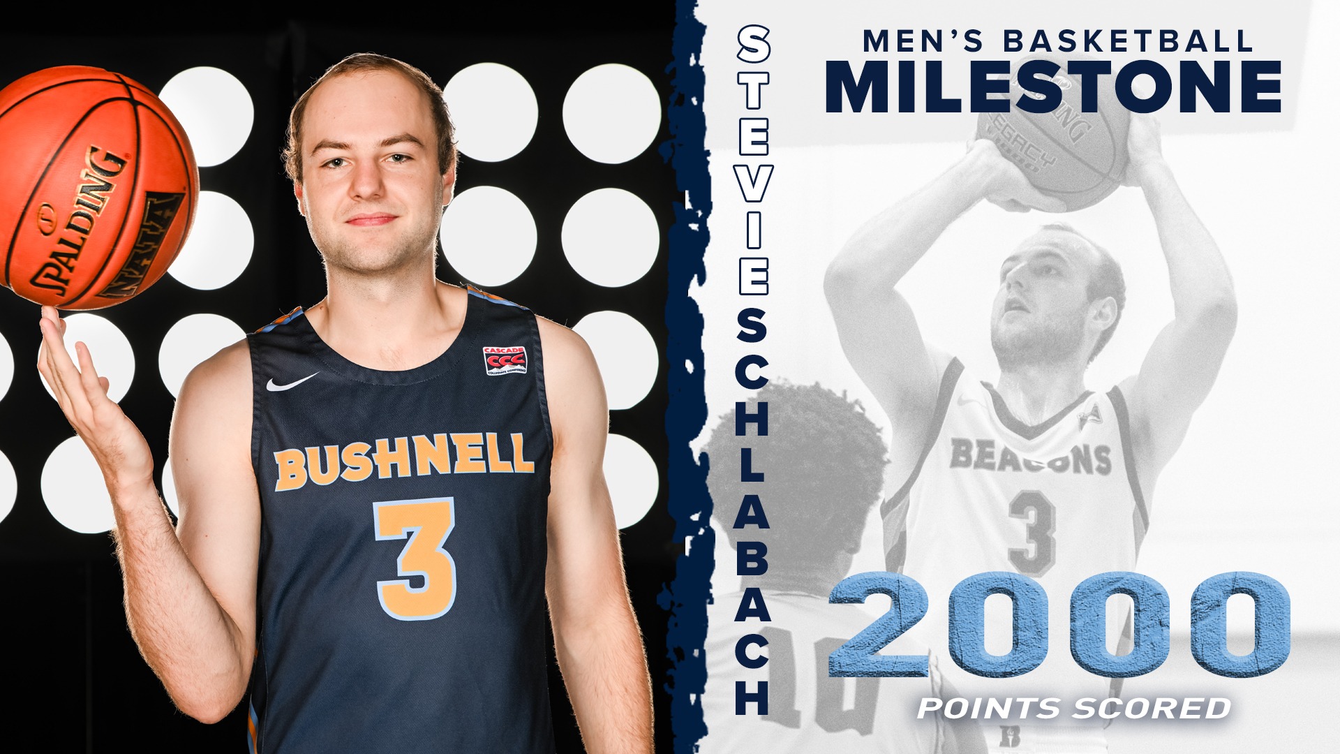 Schlabach Scores 2000th Point in Regular Season Finale - Bushnell ...