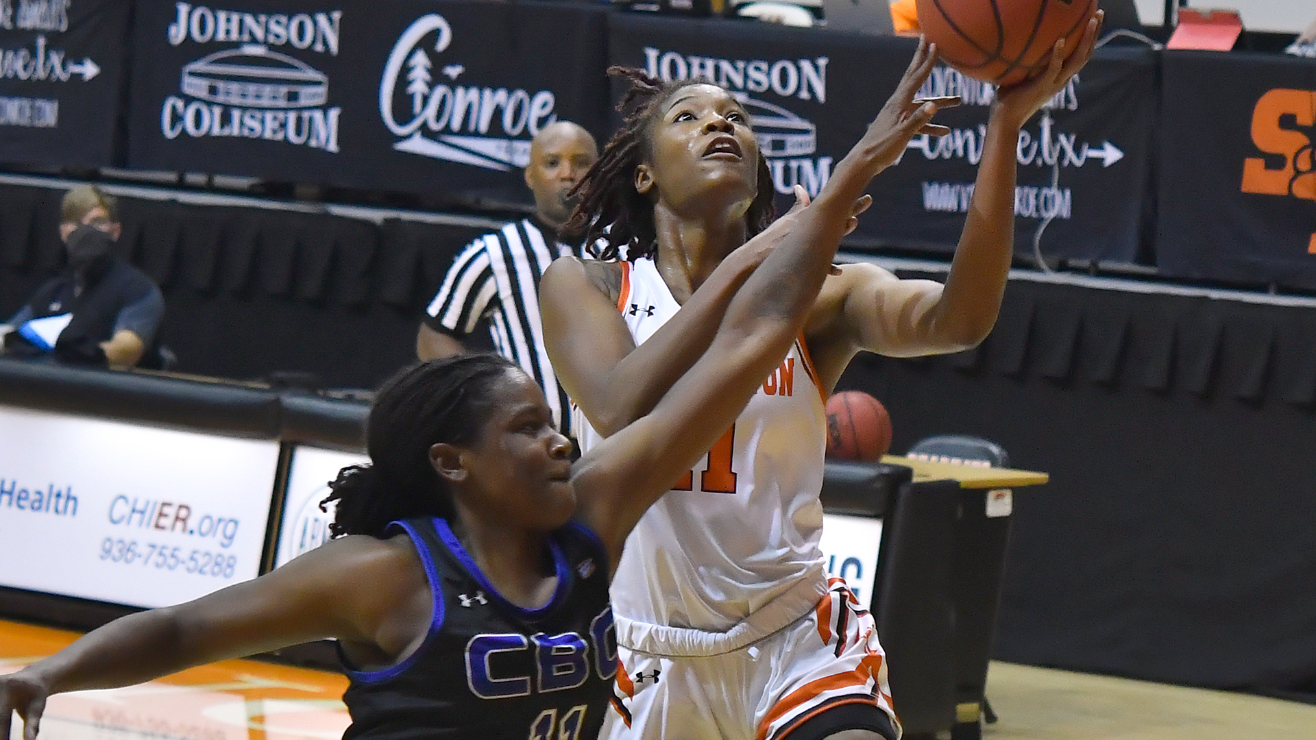 Cleveland, Jefferson post double-doubles in win over CBC - Sam Houston