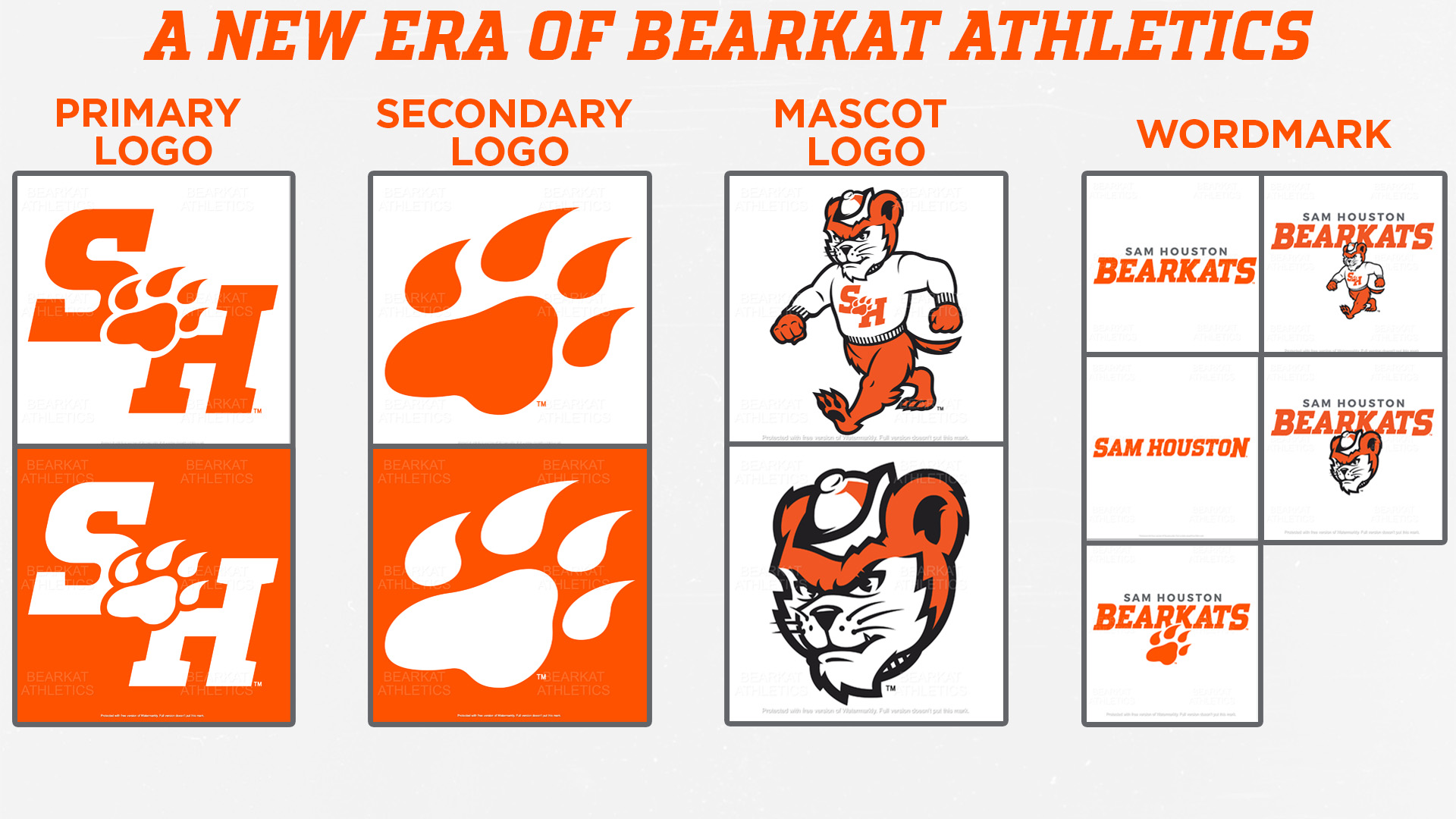 Bearkat Athletics announces new branding - Sam Houston