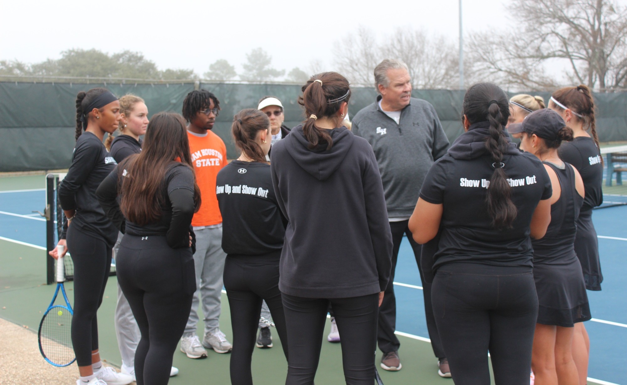 Tennis notches wins in opener - Sam Houston