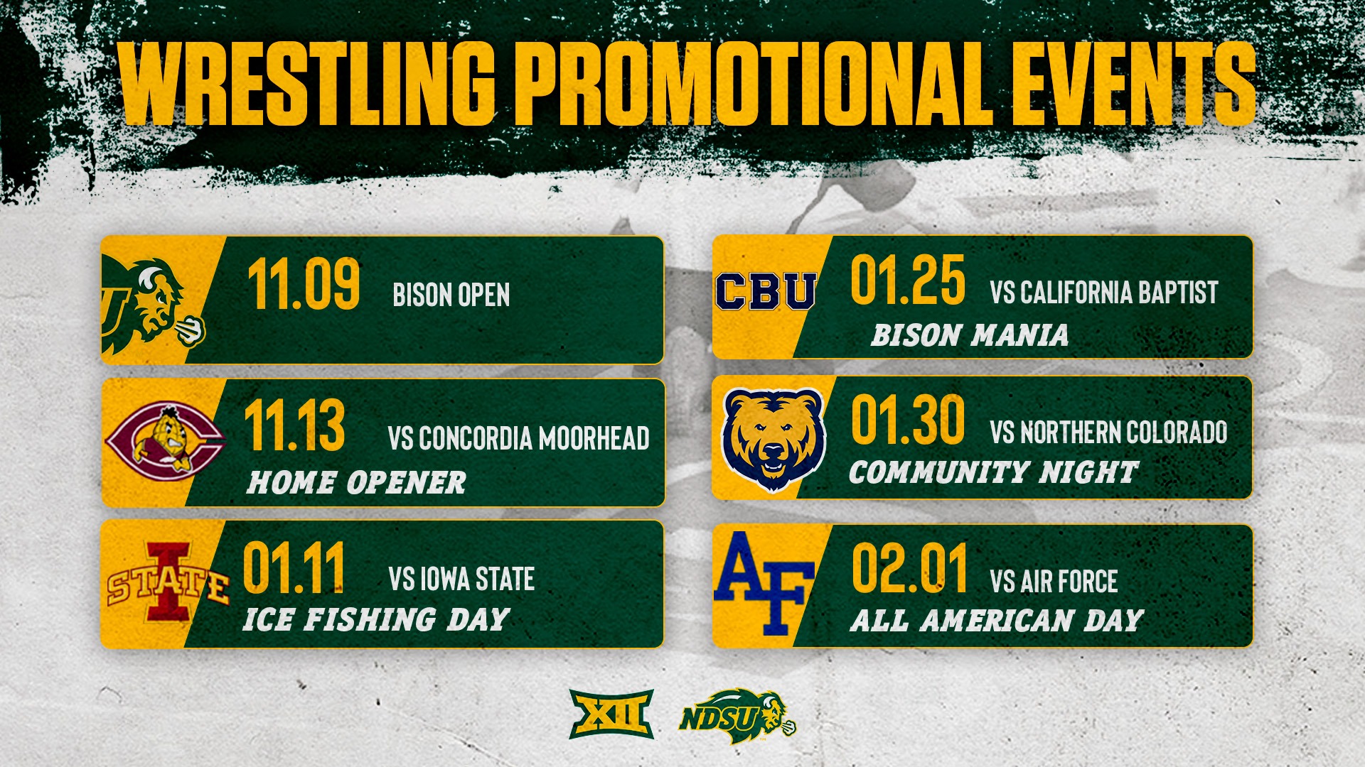 NDSU Wrestling Hosts Bison Open - NDSU