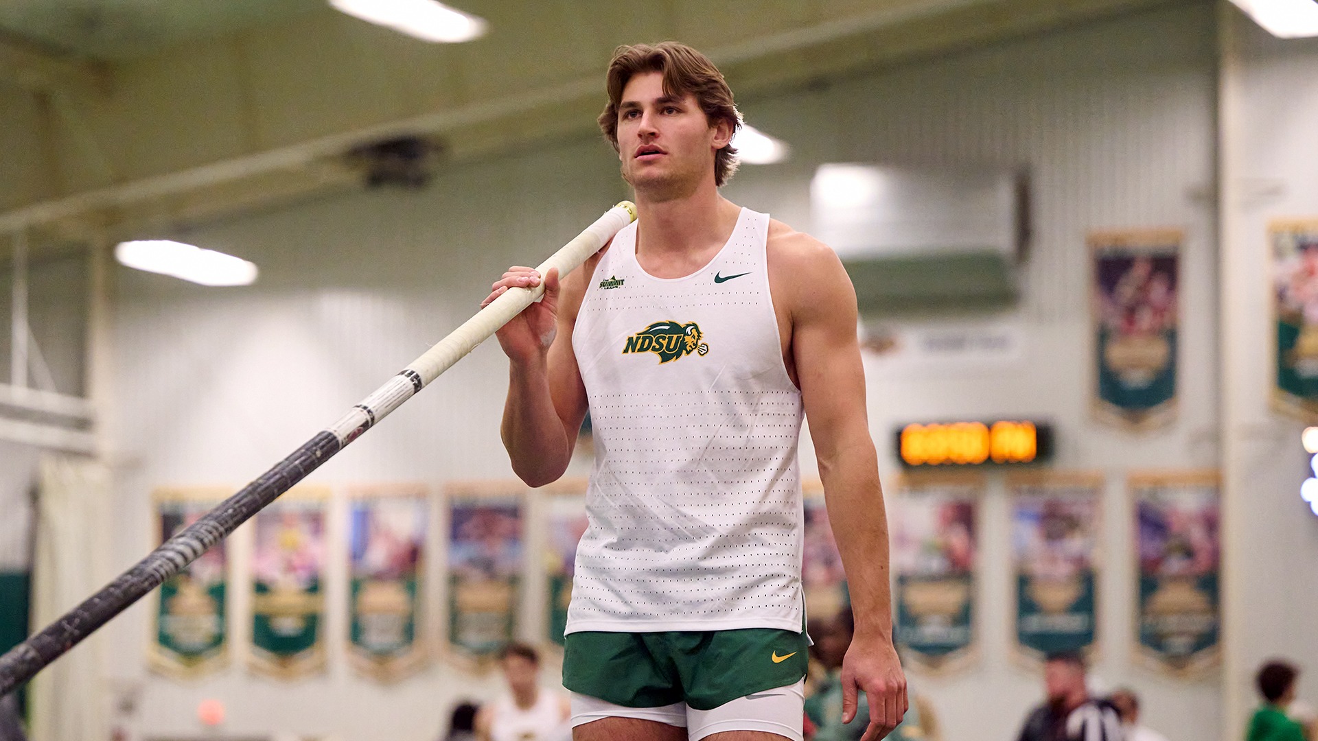 White Wins Pole Vault, Bison Capture DMR Title on Day One of Summit ...