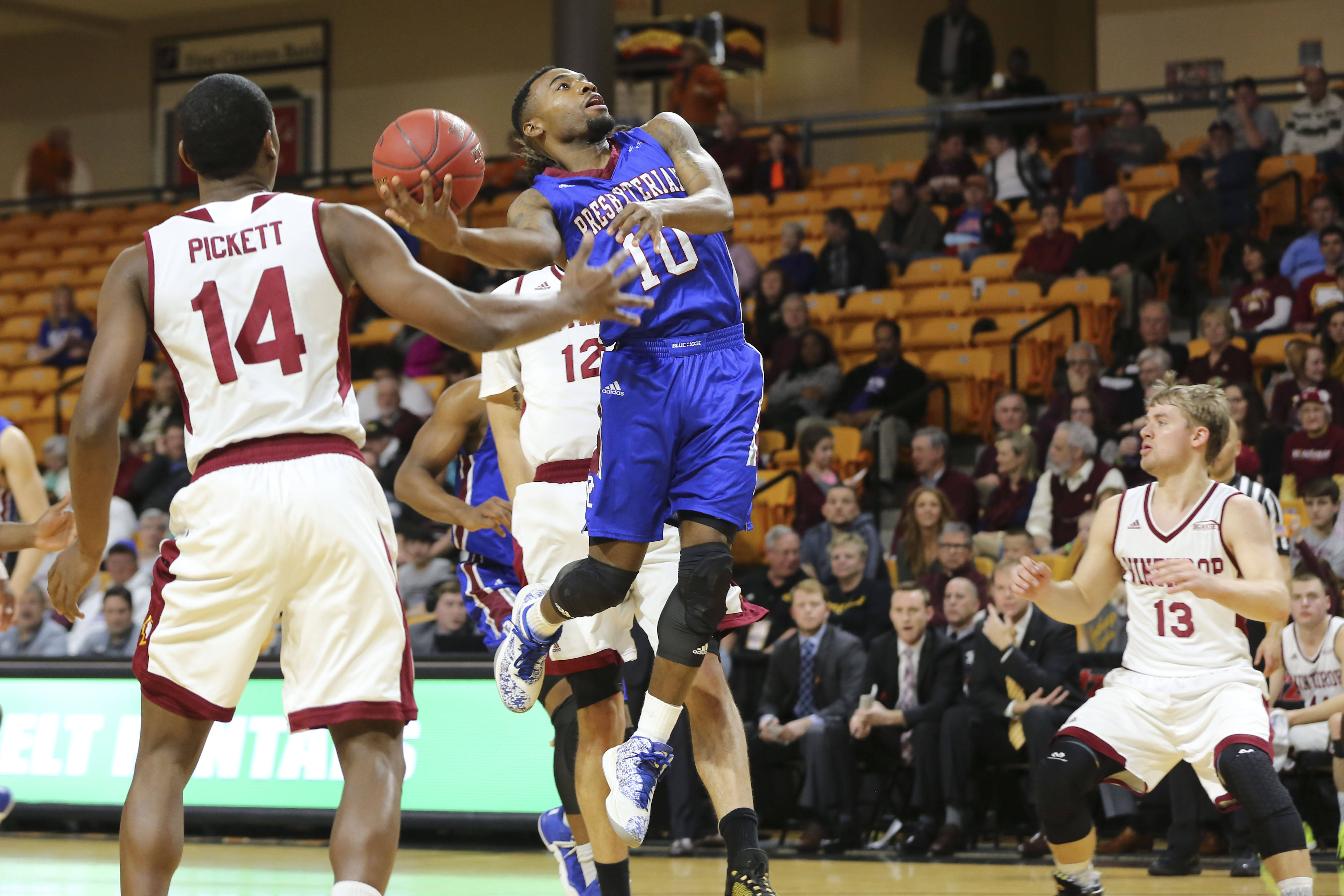 Blue Hose Drop Quarterfinals to Winthrop, 67-53 - Presbyterian College