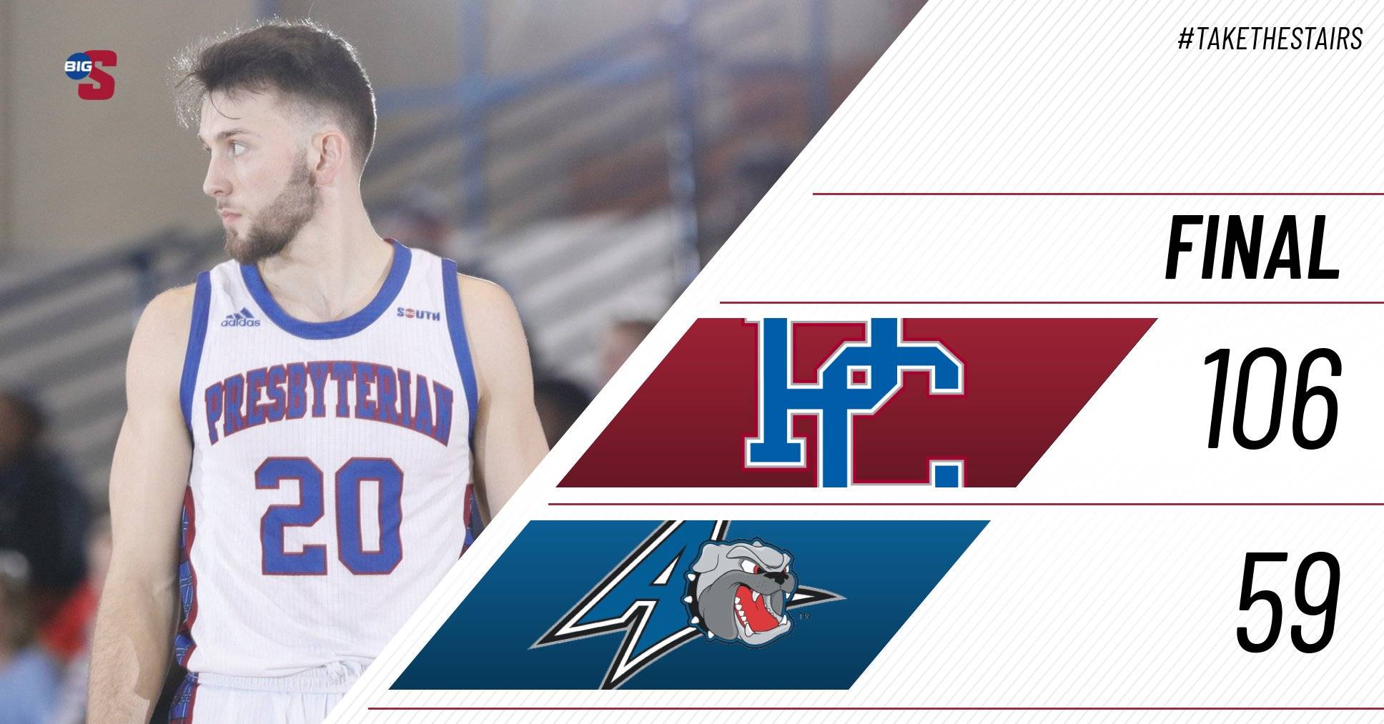 Blue Hose Take Down Bulldogs from the Outside - Presbyterian College