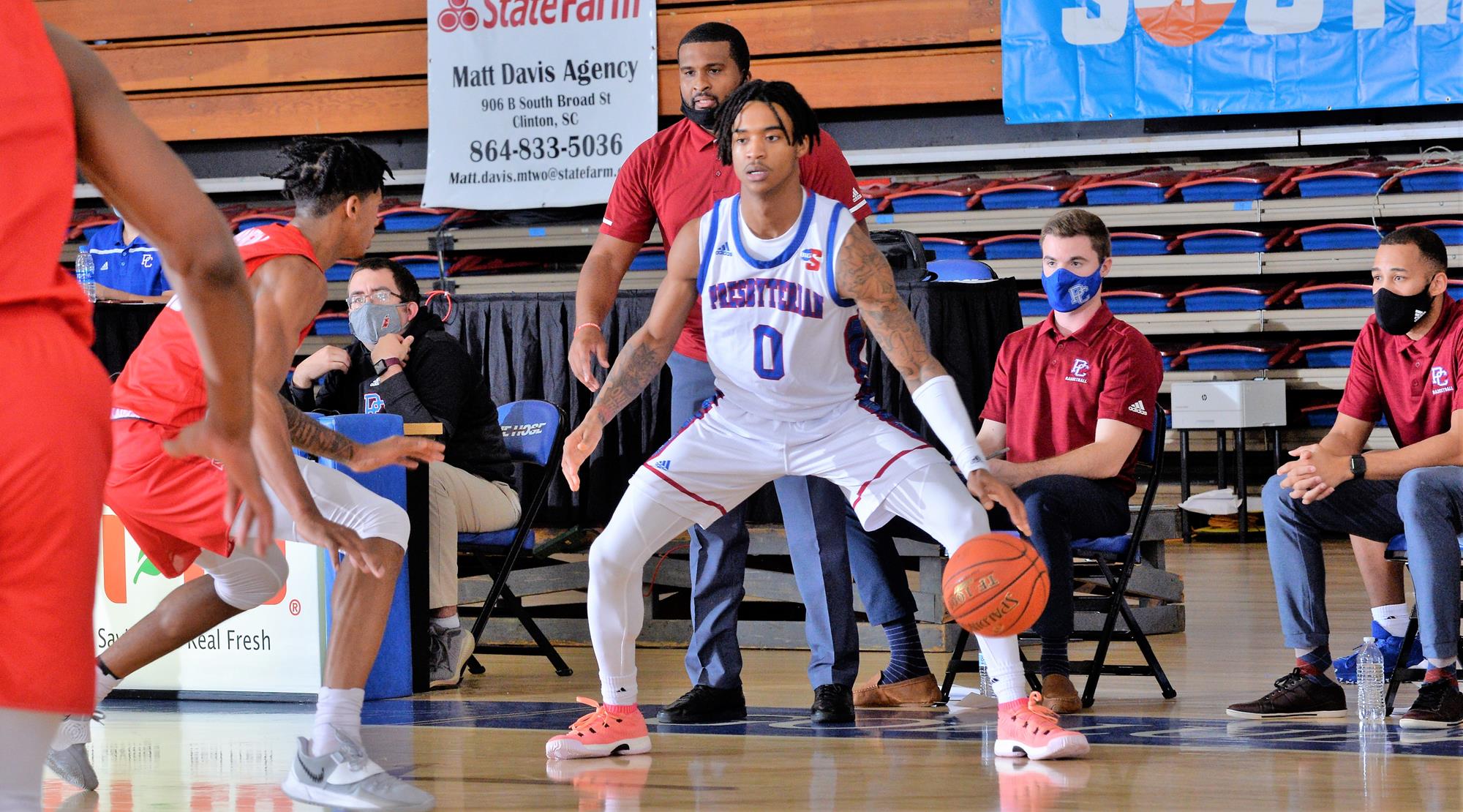 Blue Hose Win Close Battle with Radford - Presbyterian College