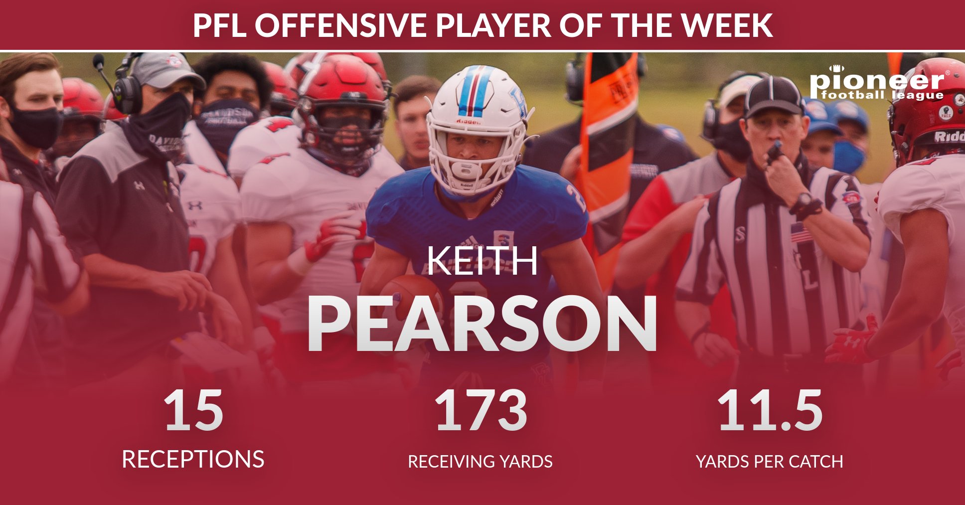 Pearson Earns PFL Offensive Player of the Week Honors - Presbyterian ...