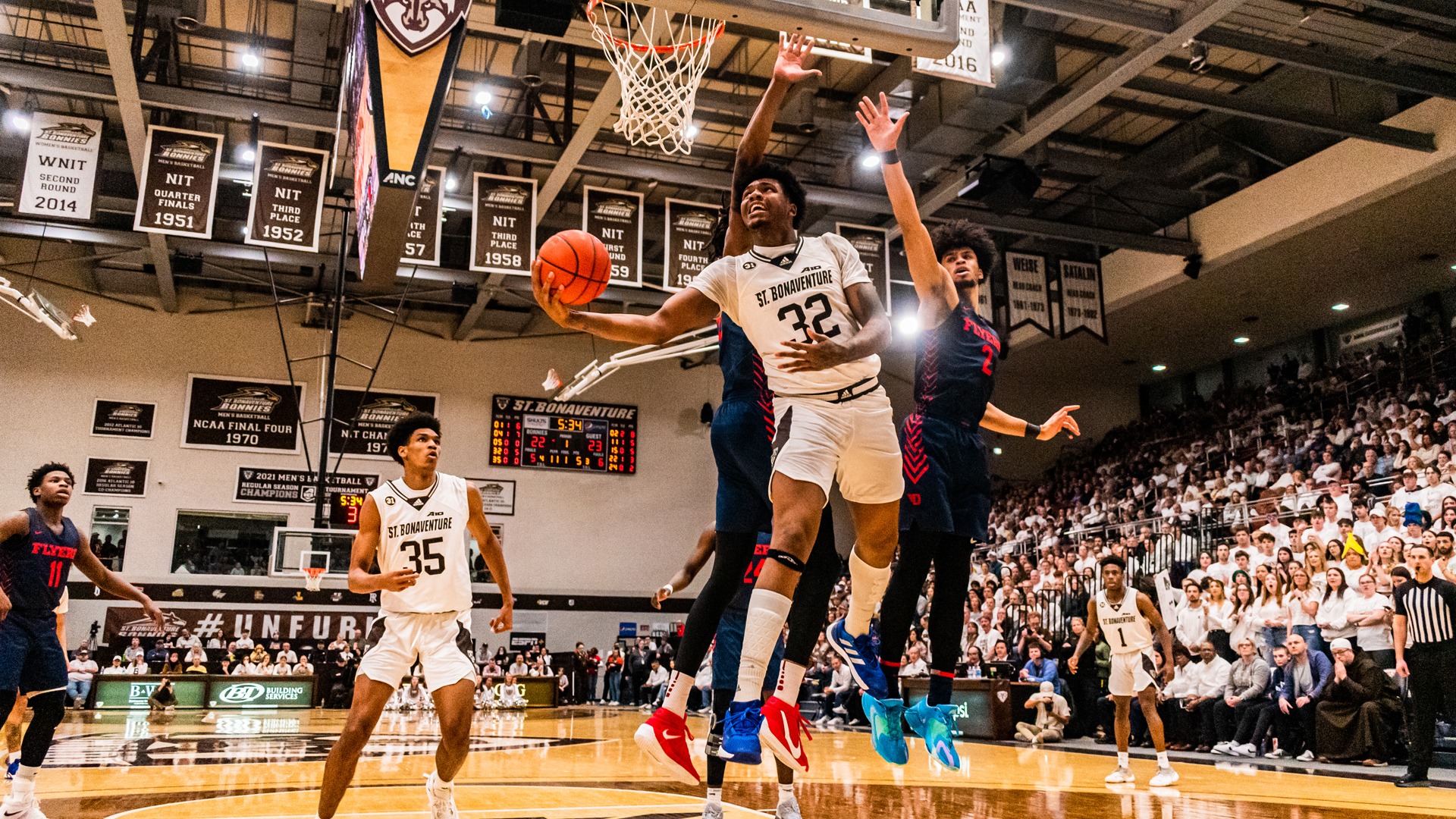 Bonnies Ground Flyers, 68-59, For Third Straight Win - St. Bonaventure
