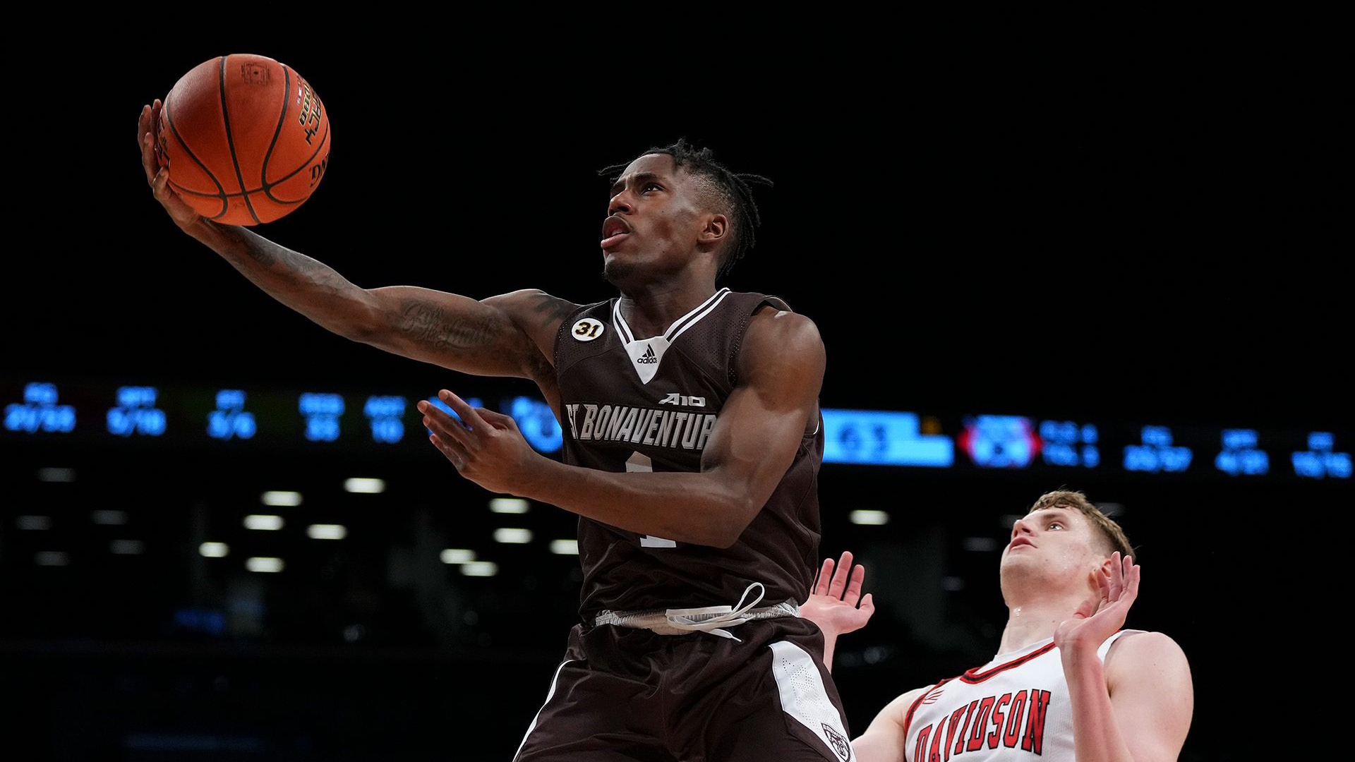 Davidson Outlasts Bonnies, 65-54, in A-10 Tournament - St. Bonaventure