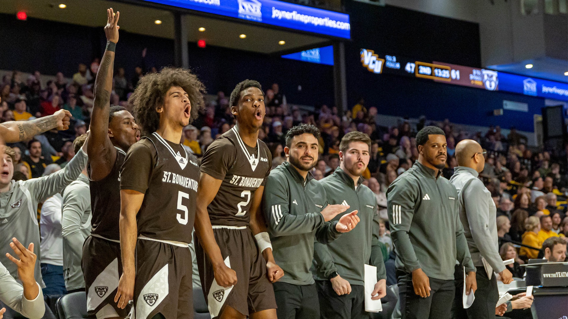 Bonnies Lead Wire-to-Wire in Win at VCU To Open A-10 Play - St. Bonaventure