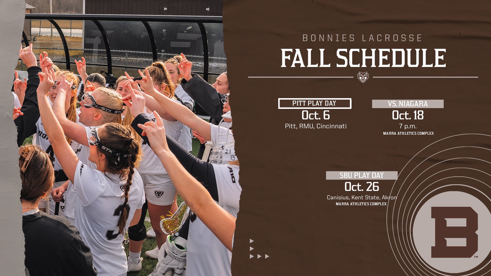 Bonnies Women's Lacrosse Releases 2025 Schedule - St. Bonaventure