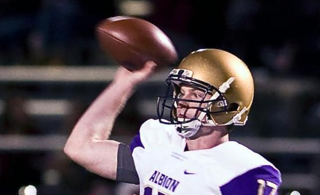 Blanzy Pilots Albion To Football Victory - Albion College