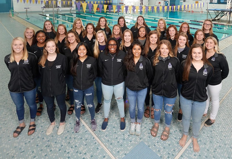 Women's Swim/Dive moves up in mid-season meet - Albion College