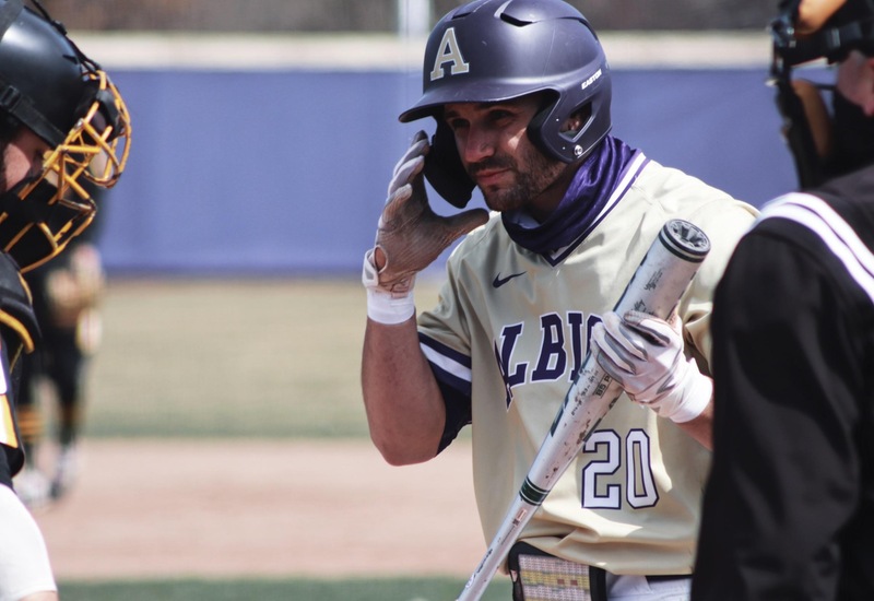 Baseball comes up short at Adrian - Albion College