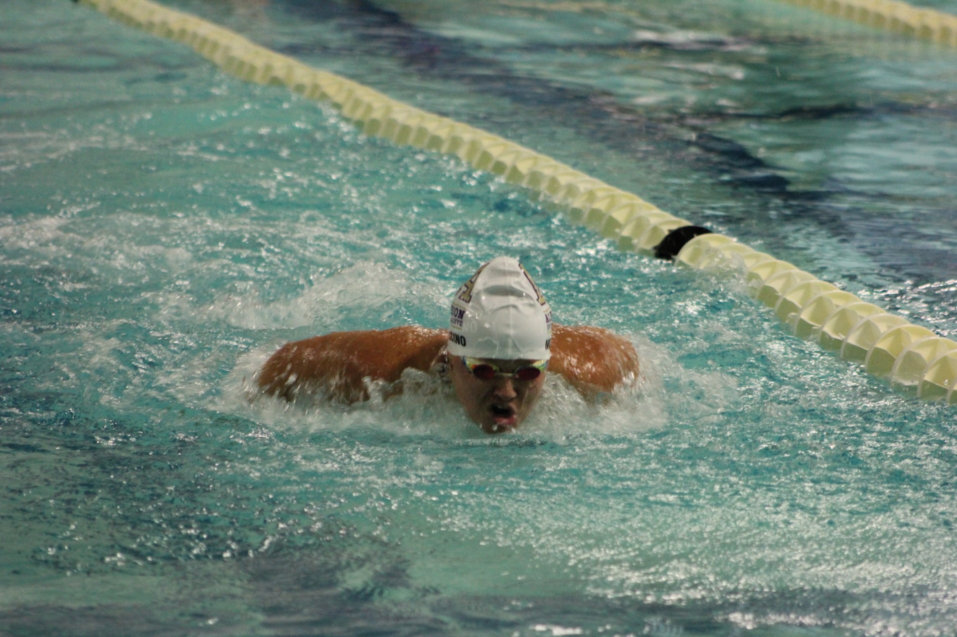 Swim and dive splits with Alma, Hope - Albion College