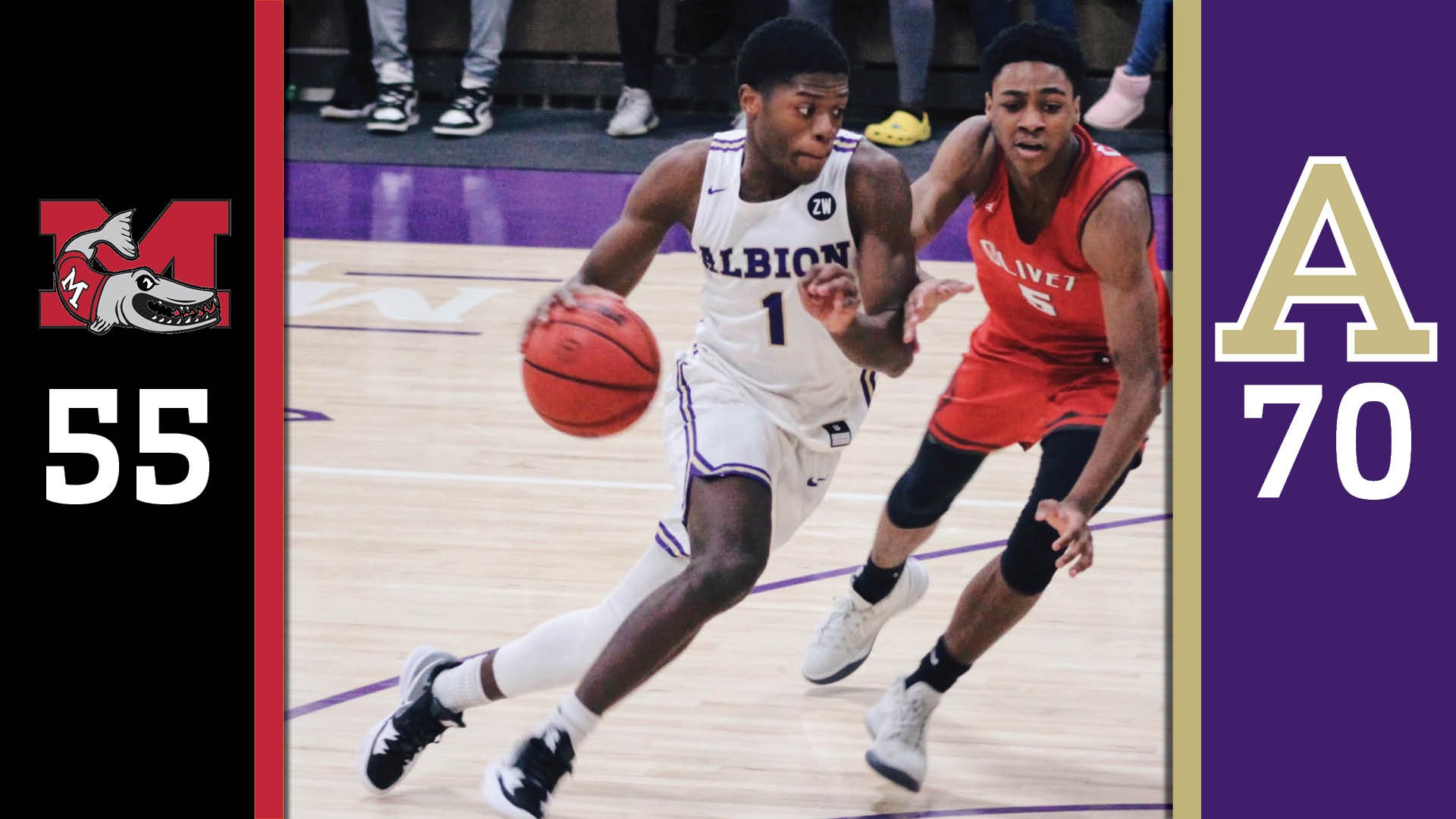 Garland's career-high gives men's hoops resounding win - Albion College