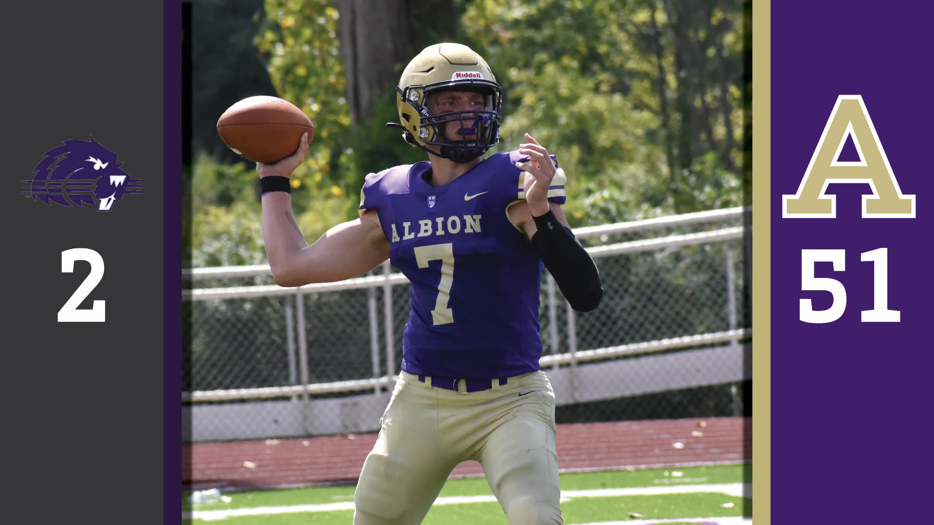 Lovell to see it: QB shines as Brits put up 740 yards - Albion College