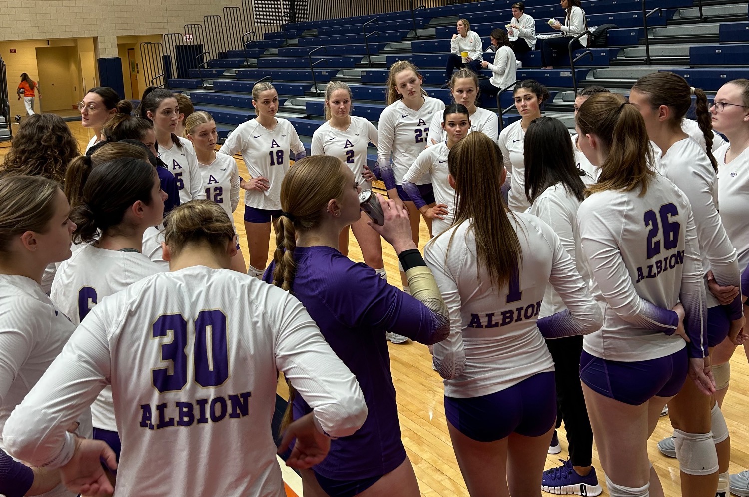Volleyball’s run ends in MIAA Semifinals - Albion College