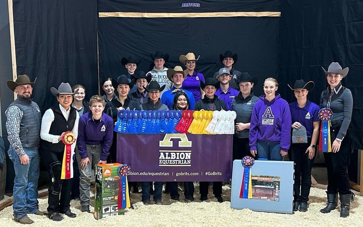 Western equestrian wins twice at home - Albion College