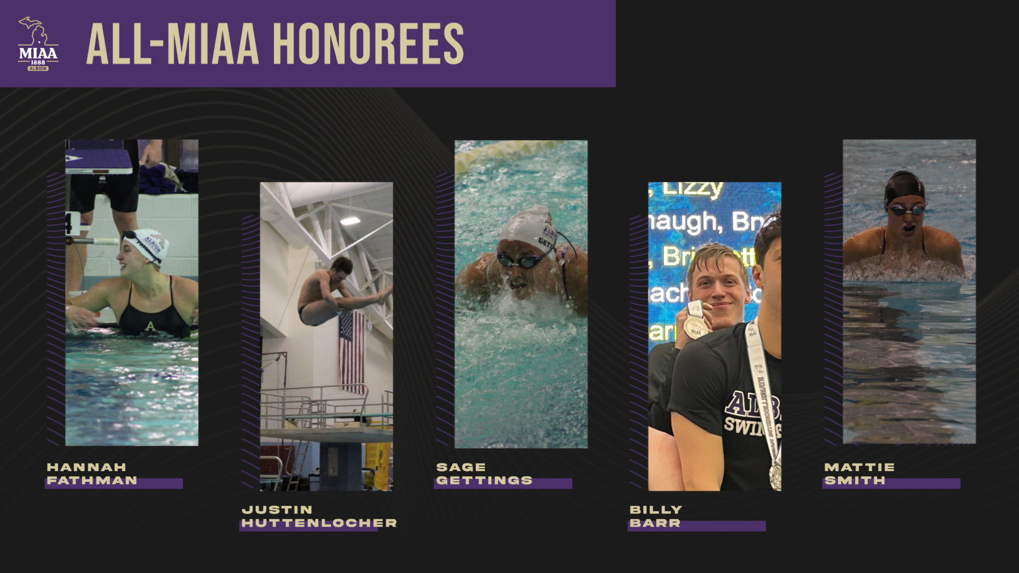 Five selected to All-MIAA Team - Albion College