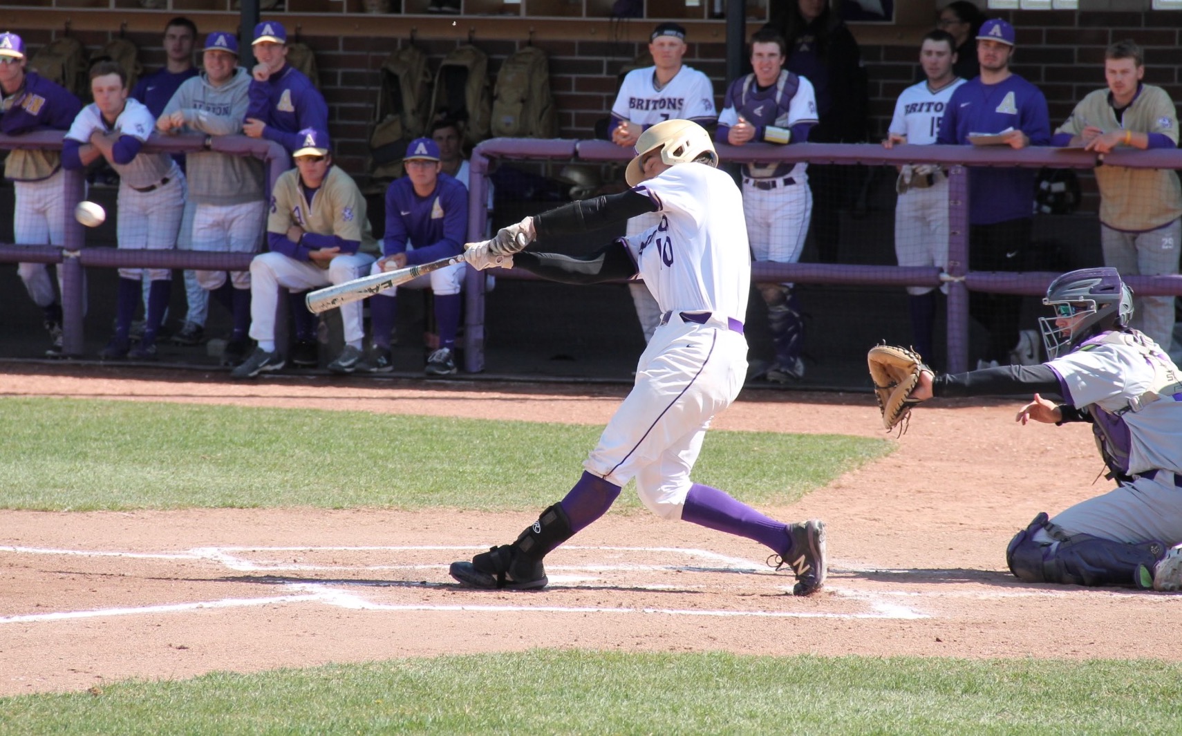 McGann drives in two in non conference finale - Albion College