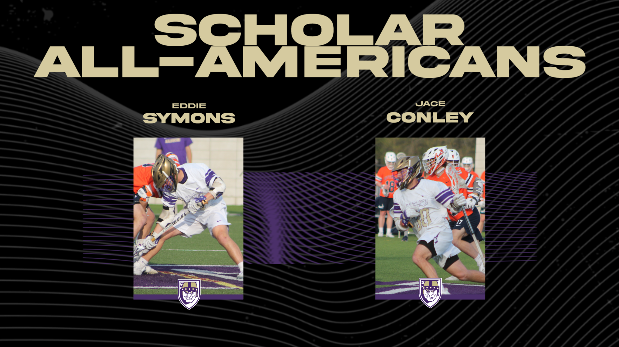 Symons, Conley earn Scholar All-American status - Albion College